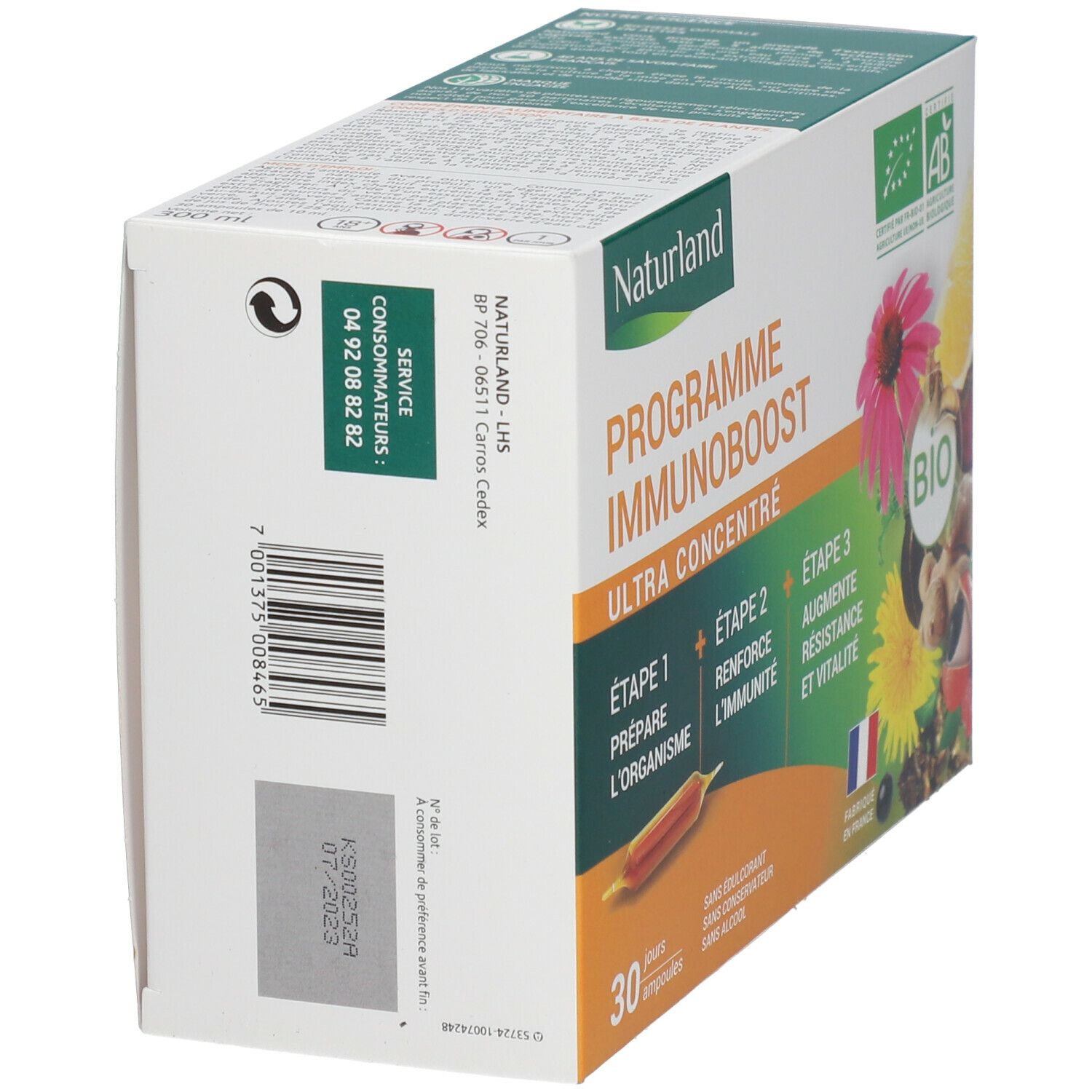 Naturland Programme Immunoboost BIO Ampoules 30 pc(s) - Redcare Pharmacie