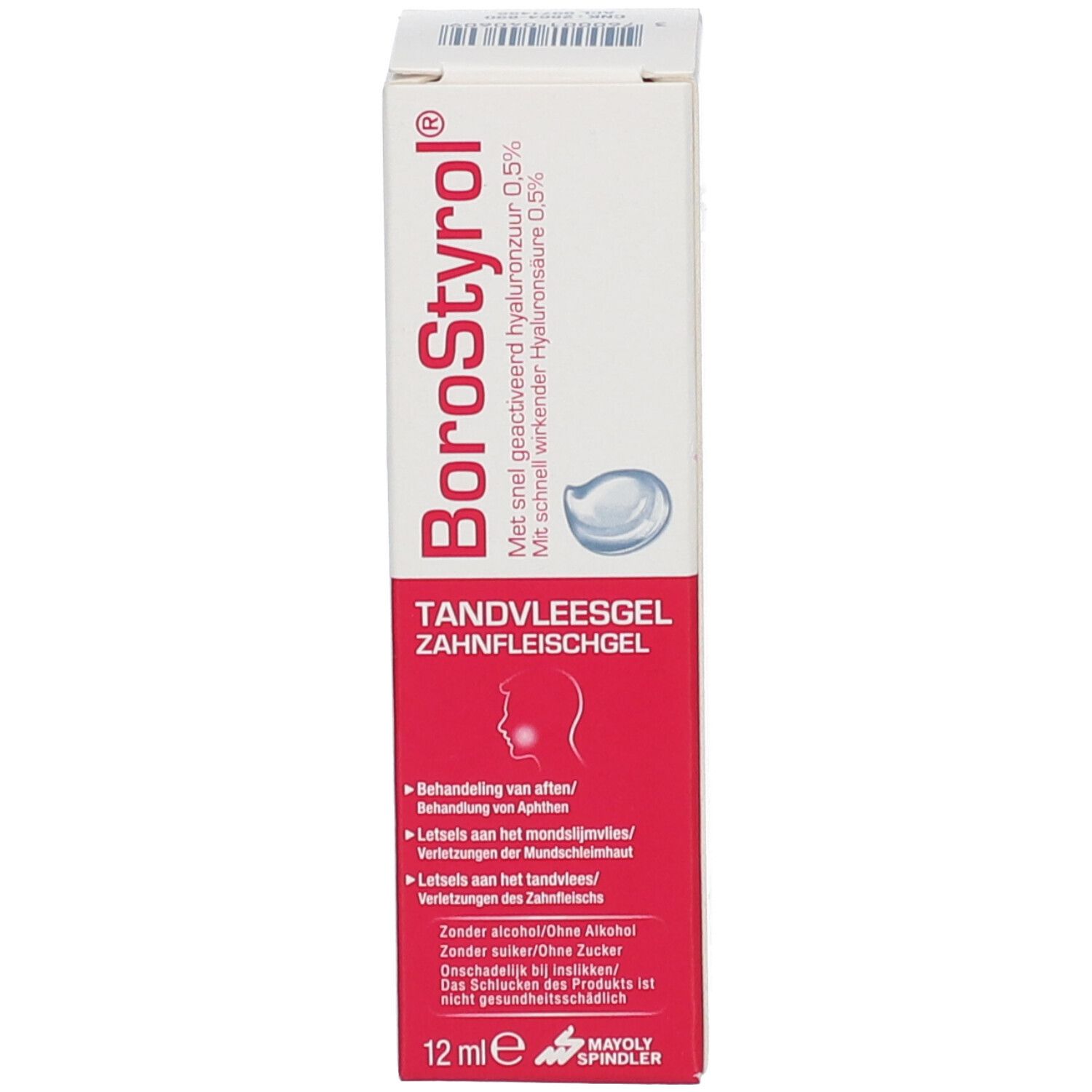 Mayoly Spindler BoroStyrol® Gel buccal 12 ml - Redcare Pharmacie