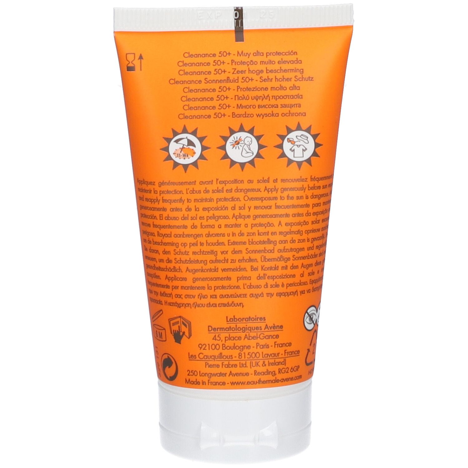 Avène Solaire - Cleanance SPF50+ UVB UVA Lumière Bleue HEV 50 ml ...