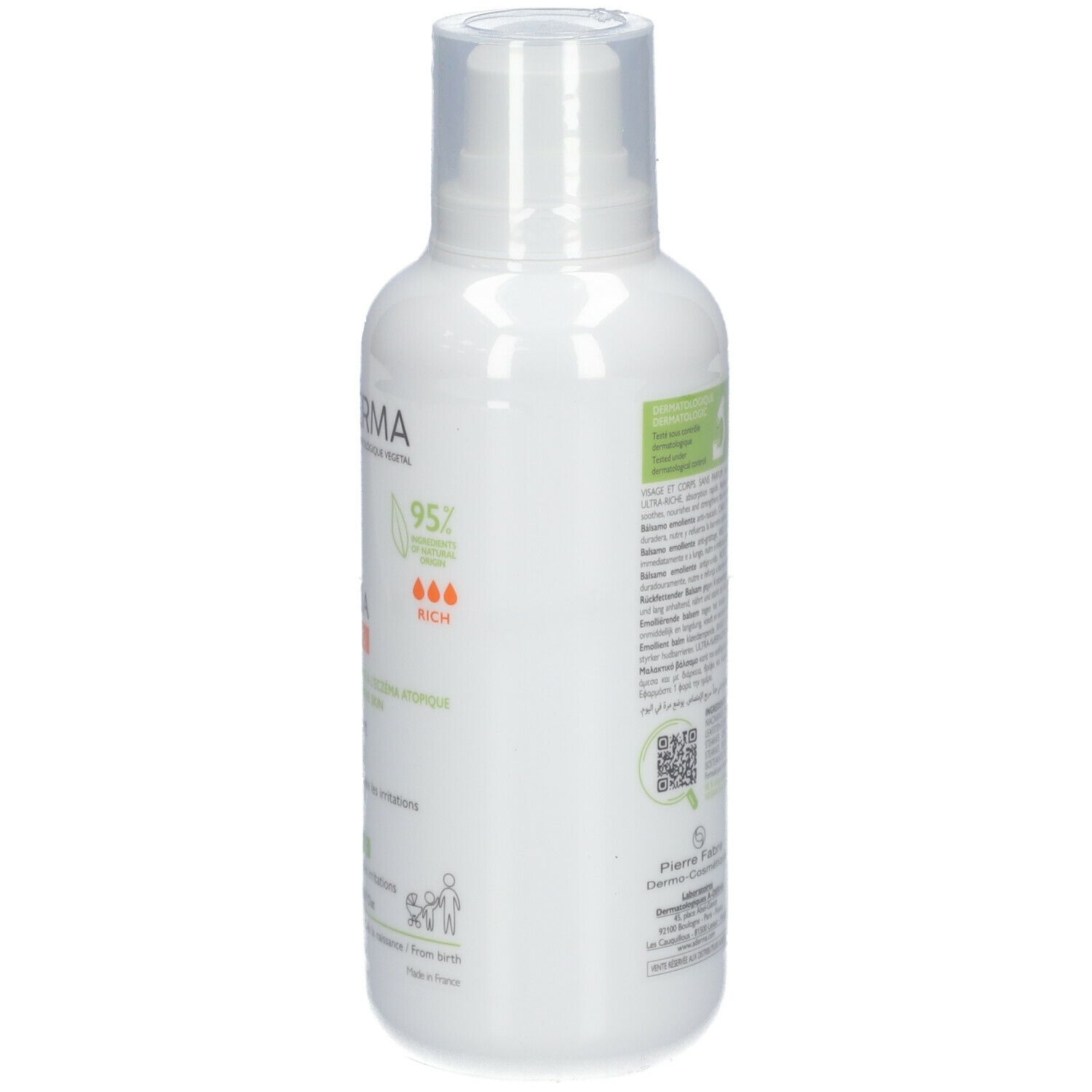 A-DERMA EXOMEGA CONTROL Baume émollient anti-grattage 400 ml - Redcare ...