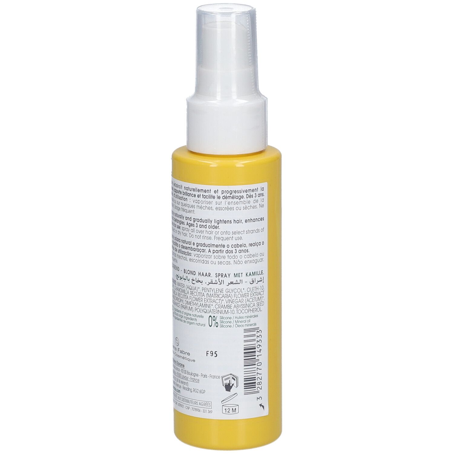 KLORANE Spray de camomille bio 100 ml - Redcare Pharmacie