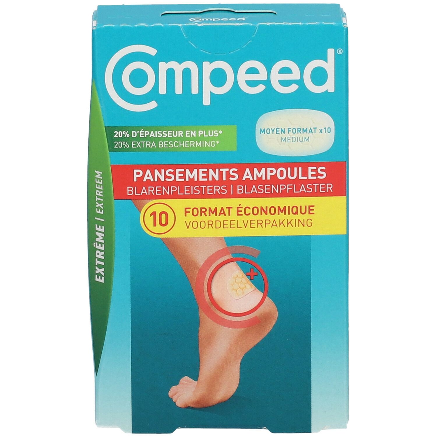 Compeed® - Pansements Ampoules Extrême x10 10 pc(s) - Redcare Pharmacie