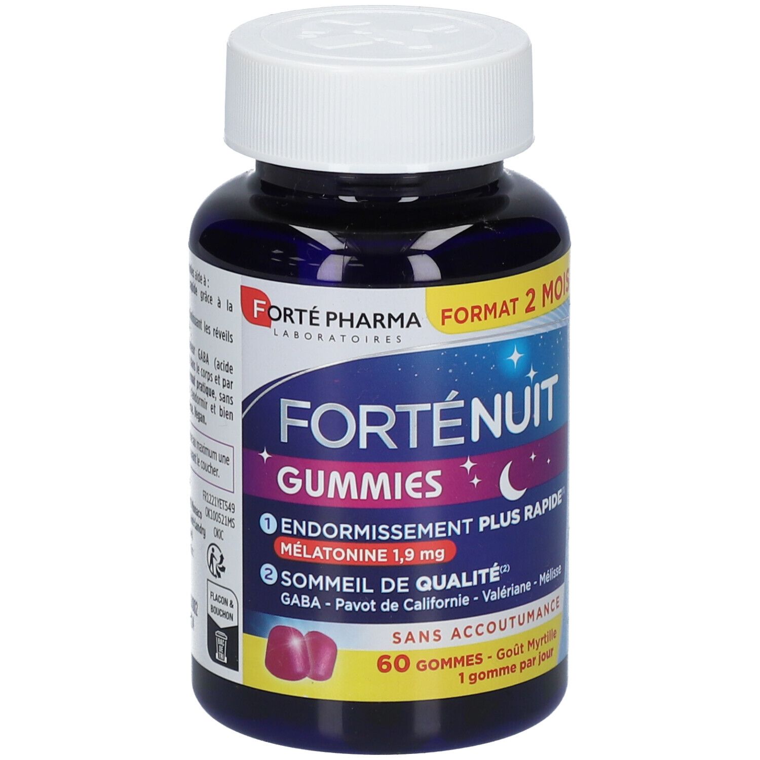 Forté Pharma Forté Nuit Gummies 60 pc(s) - Redcare Pharmacie