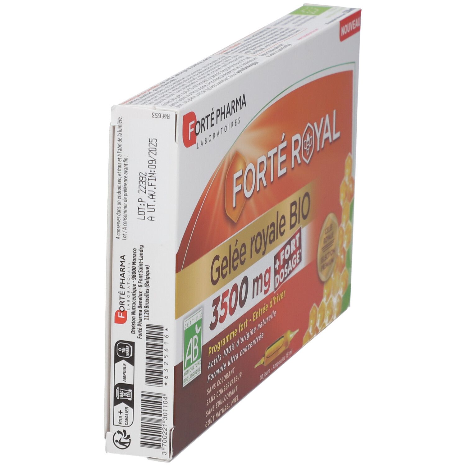 Forté Pharma Forté Royal Gelée royale 3500 mg BIO 10 pc(s) - Redcare ...
