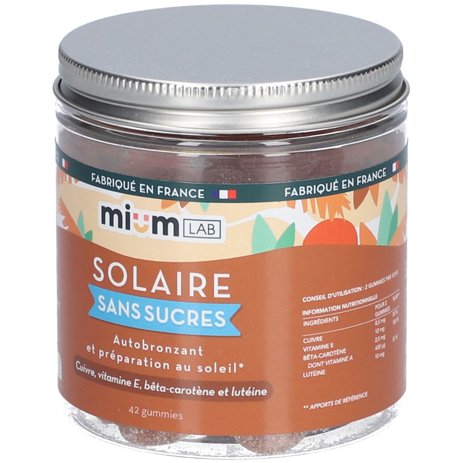 Mium Lab Gummies Solaire 42 pc(s) - Redcare Pharmacie