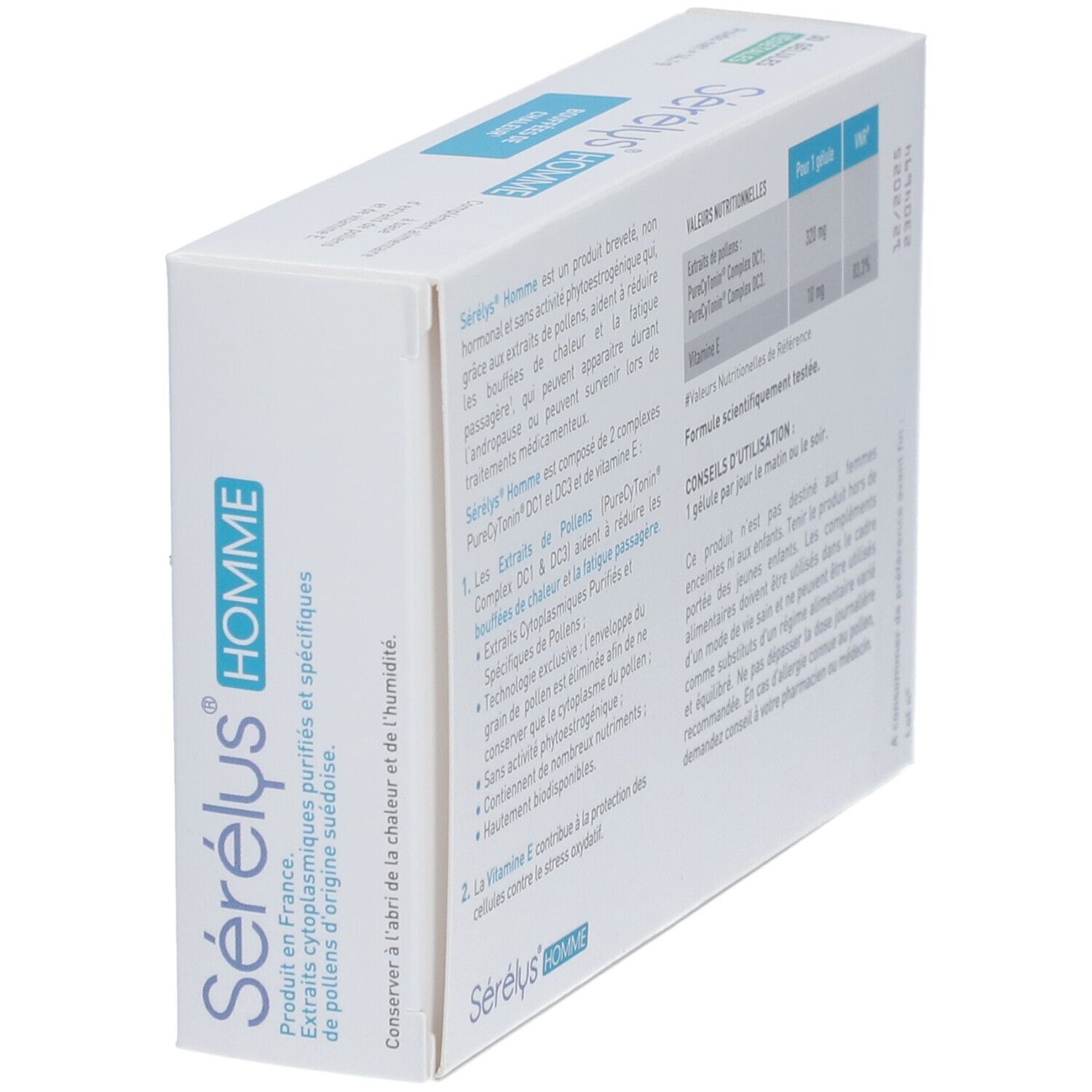 Sérélys Homme, Gélule, complément alimentaire pour l'andropause, bt 30 ...