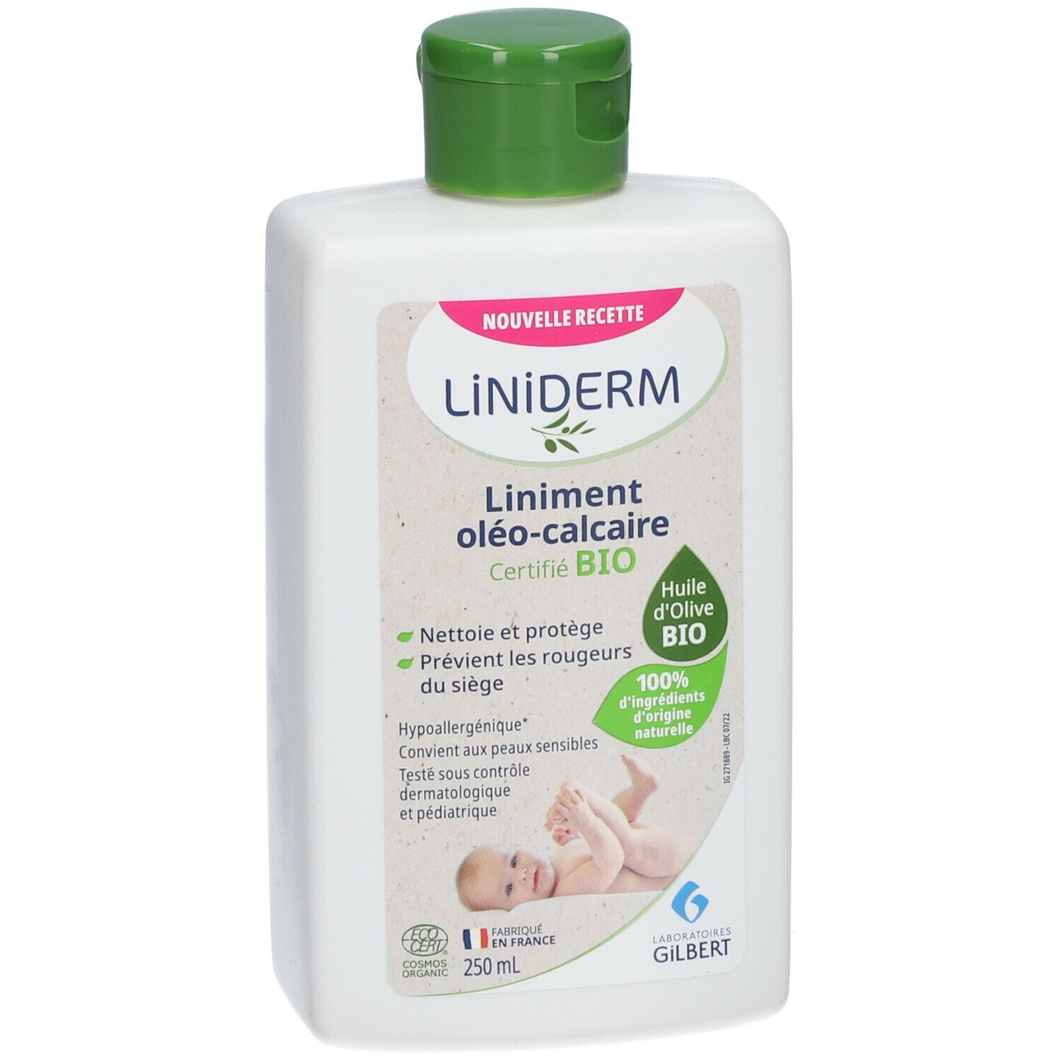 Gilbert LiNiDERM Bébé Liniment Oléo-calcaire BIO 250 ml - Redcare Pharmacie