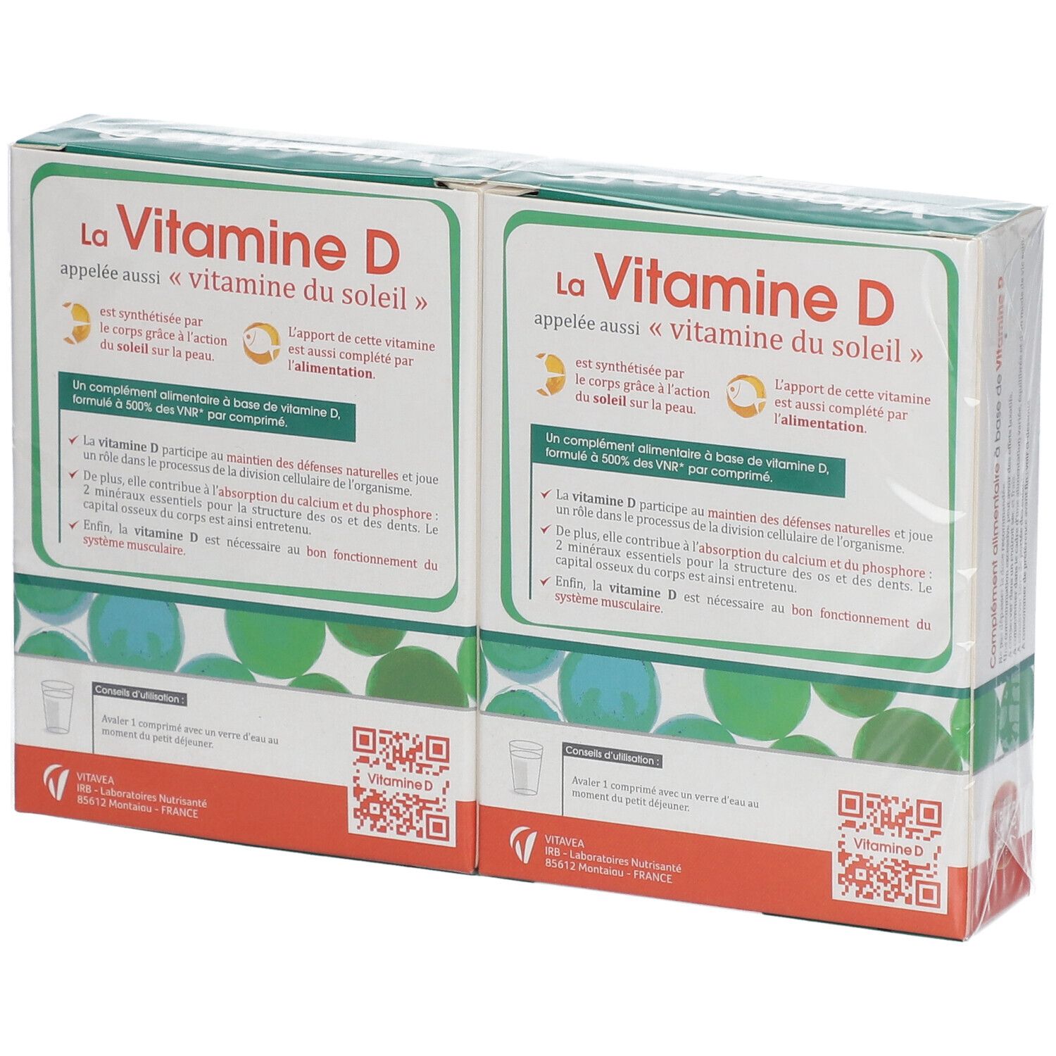VITAVEA Vitamine D 1000 UI 90x2 pc(s) - Redcare Pharmacie