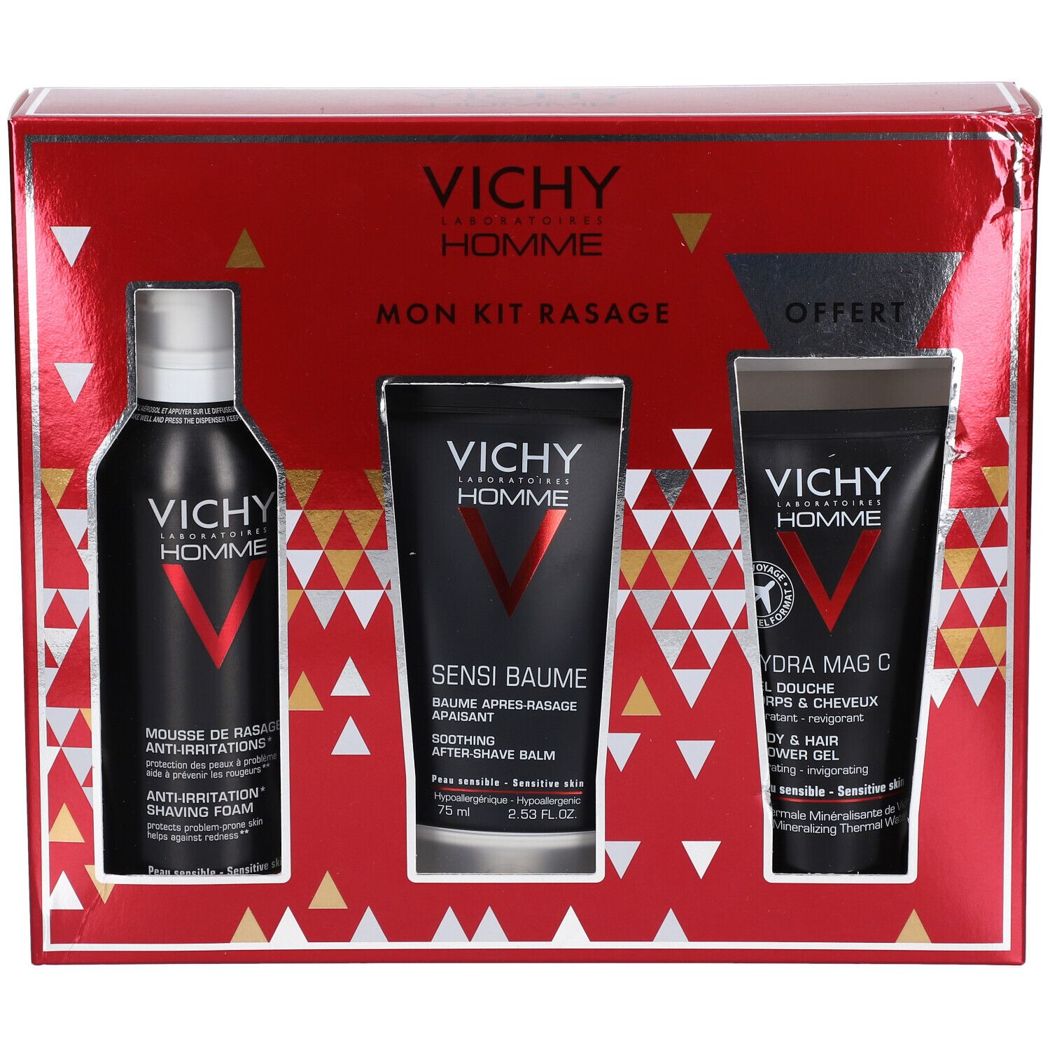 VICHY Homme Coffret mon kit rasage 200 ml - Redcare Pharmacie