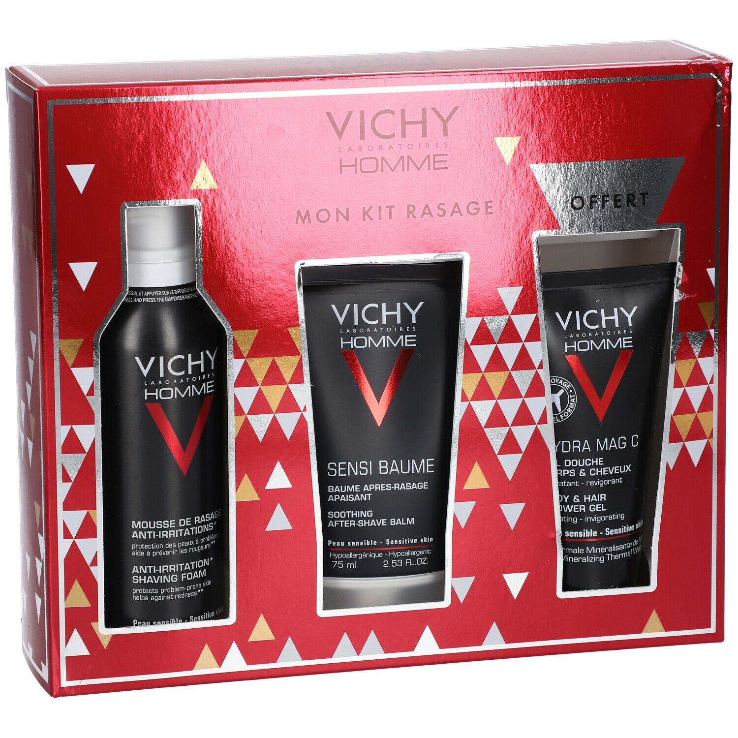 VICHY Homme Coffret mon kit rasage 200 ml - Redcare Pharmacie