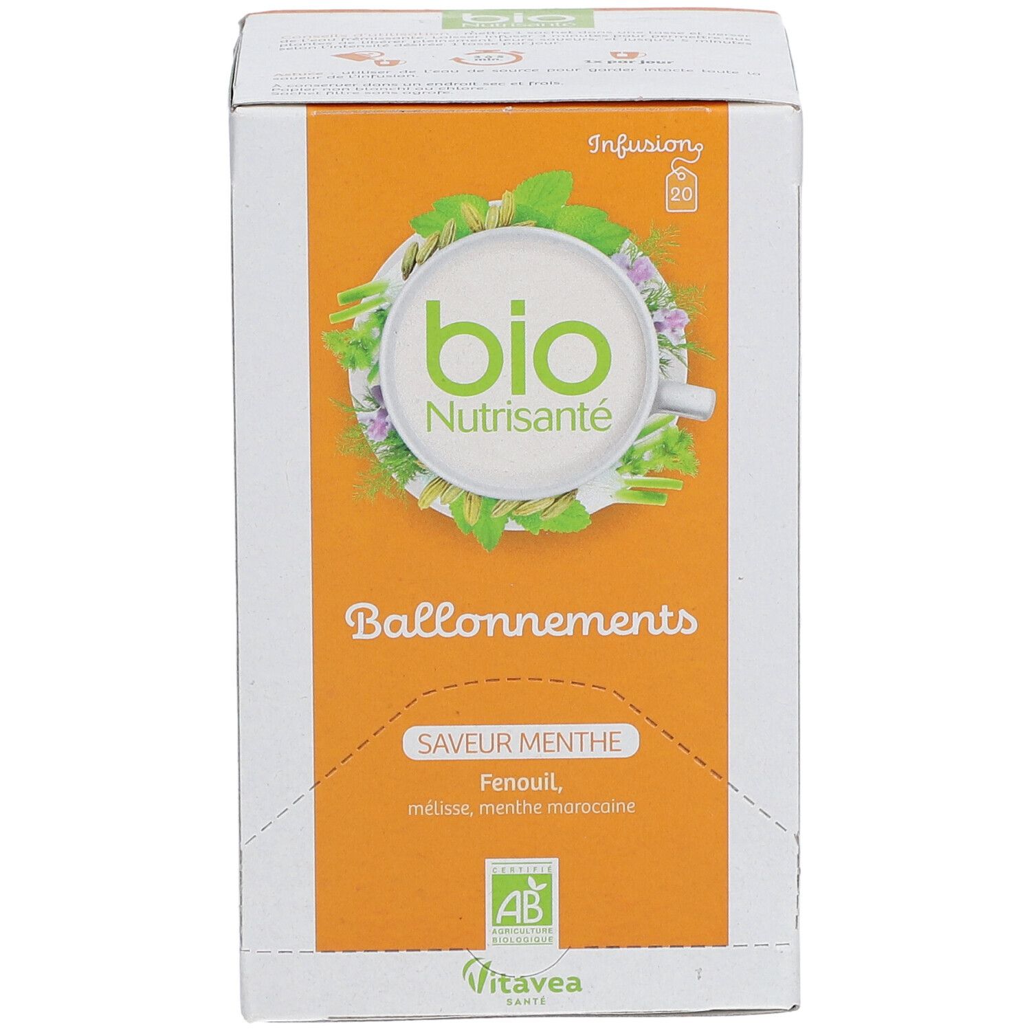 bio Nutrisanté SAVEUR MENTHE 20 pc(s) - Redcare Pharmacie