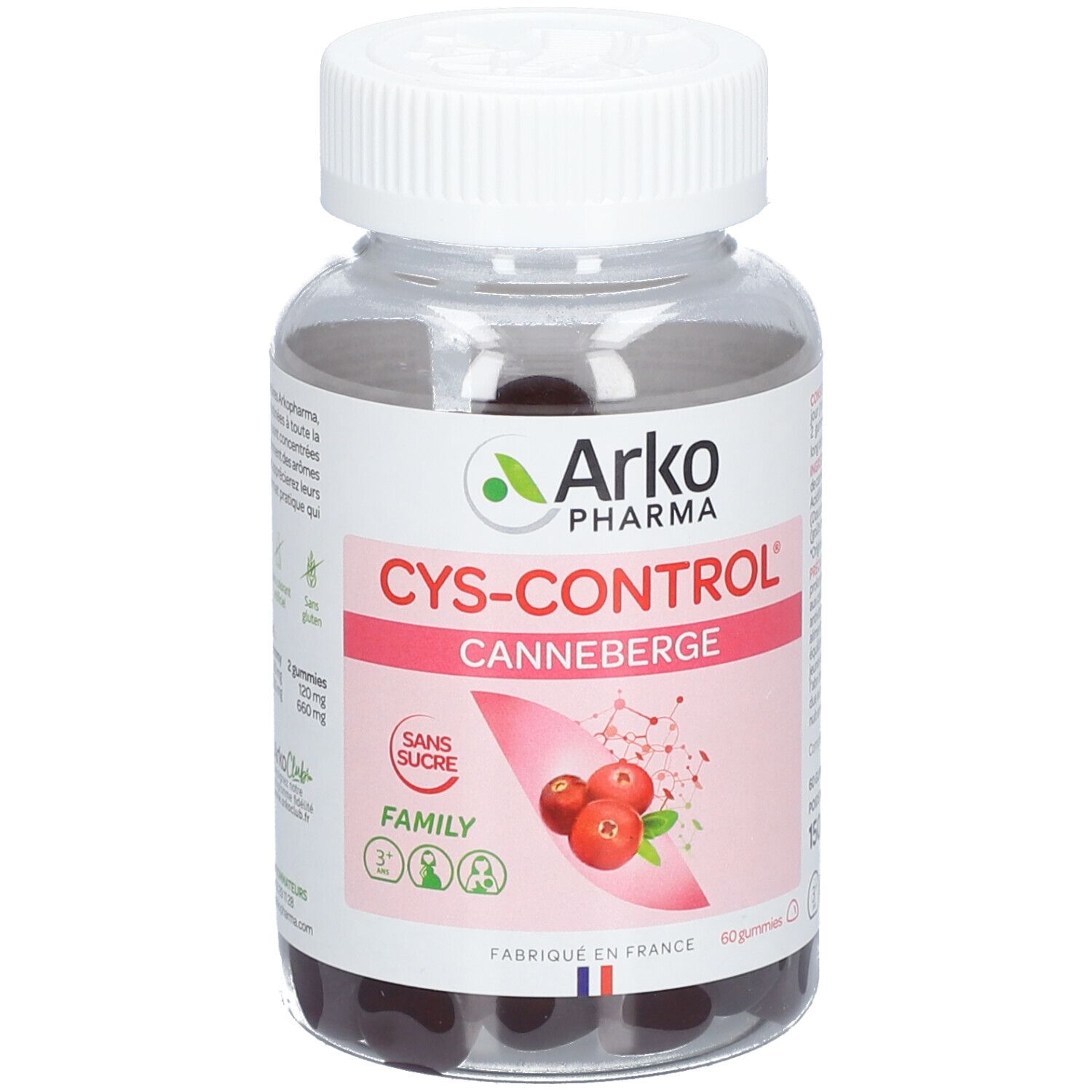 Arkopharma Cys-Control® Gummies Canneberge 60 pc(s) - Redcare Pharmacie