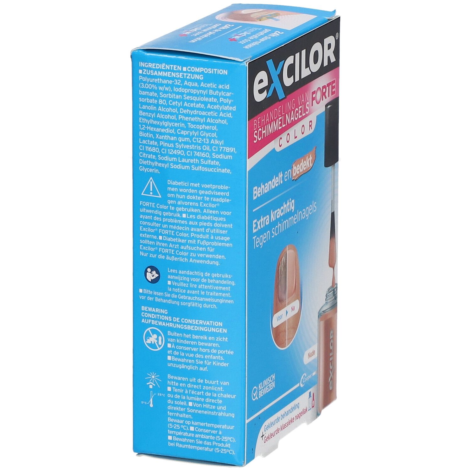eXcilor® FORTE Color Traitement de la Mycose de l'Ongle Nude 30 ml ...