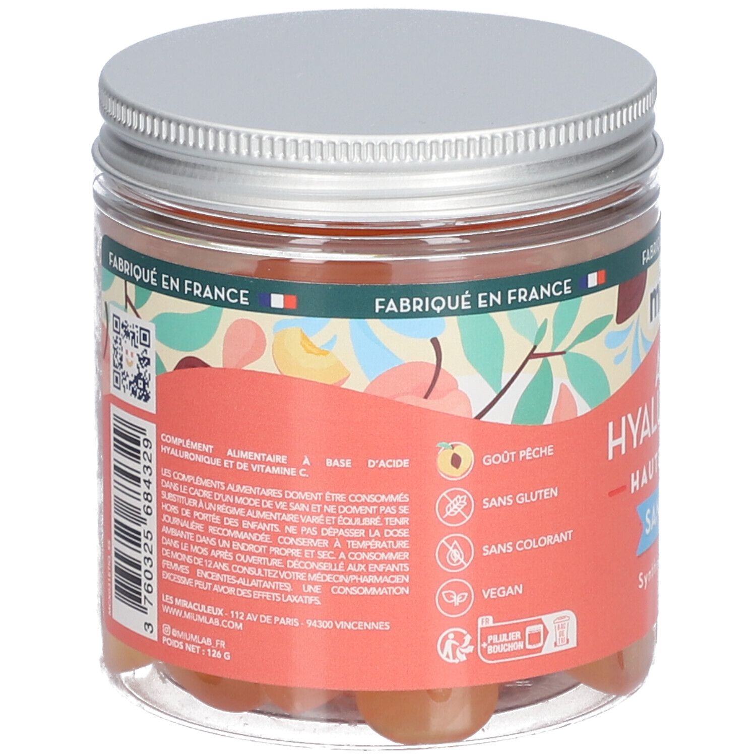 Mium Lab Gummies Acide Hyaluronique 42 pc(s) - Redcare Pharmacie