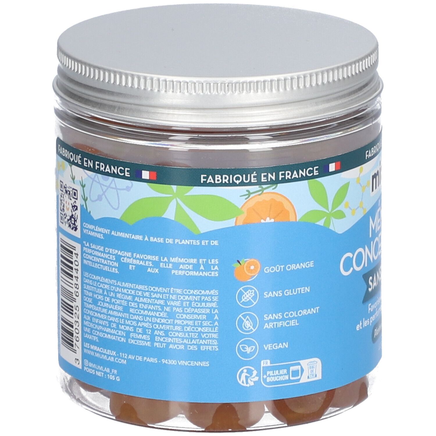 Mium Lab Gummies Mémoire et Concentration 42 pc(s) - Redcare Pharmacie