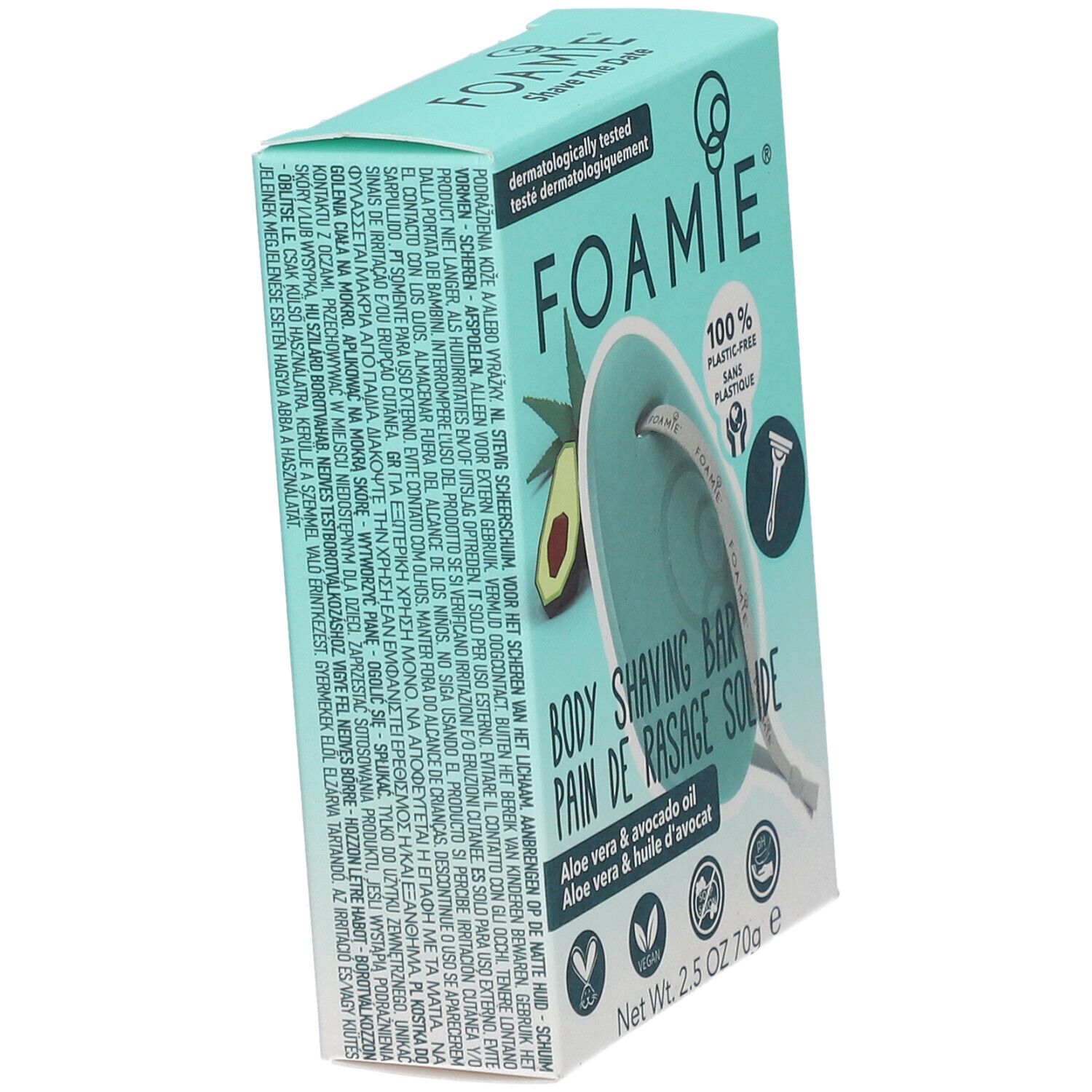 FOAMIE® Mousse de Rasage solide 70 g - Redcare Pharmacie
