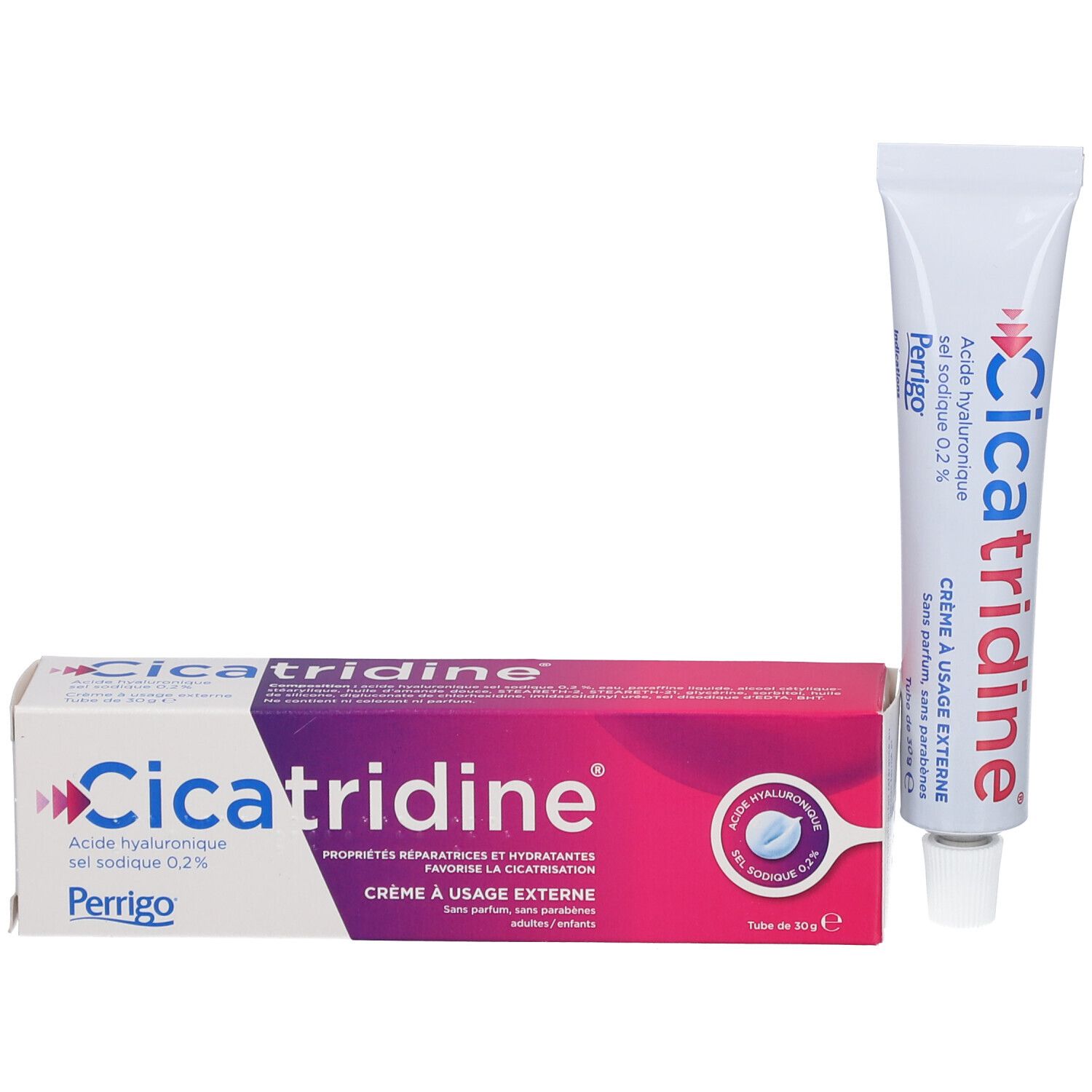 Cicatridine - Crème favorisant la cicatrisation à l'Acide Hyaluronique ...