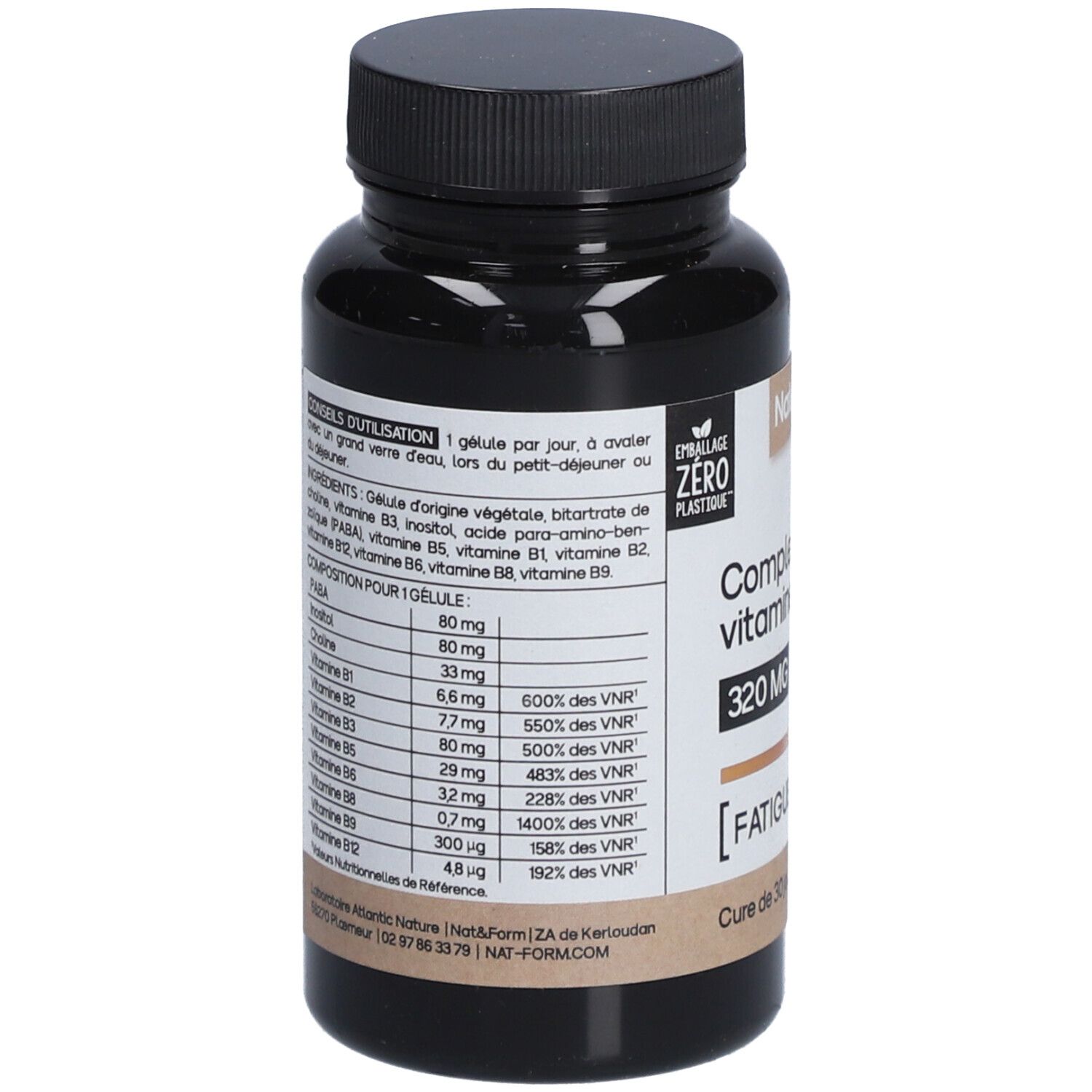 Nat&Form Complexe vitamines B en gélules 30 pc(s) - Redcare Pharmacie
