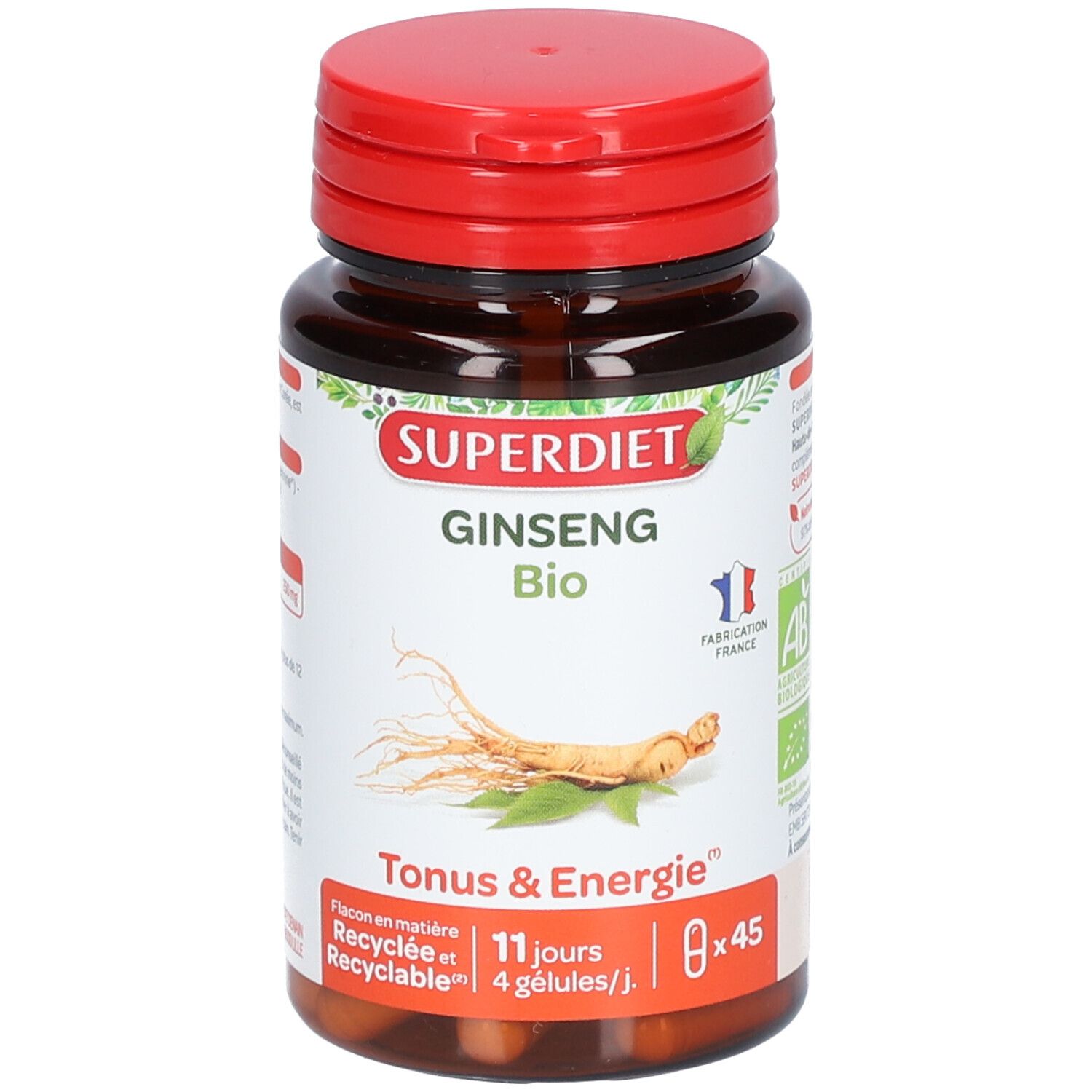 SUPER DIET Ginseng Bio 45 pc(s) - Redcare Pharmacie