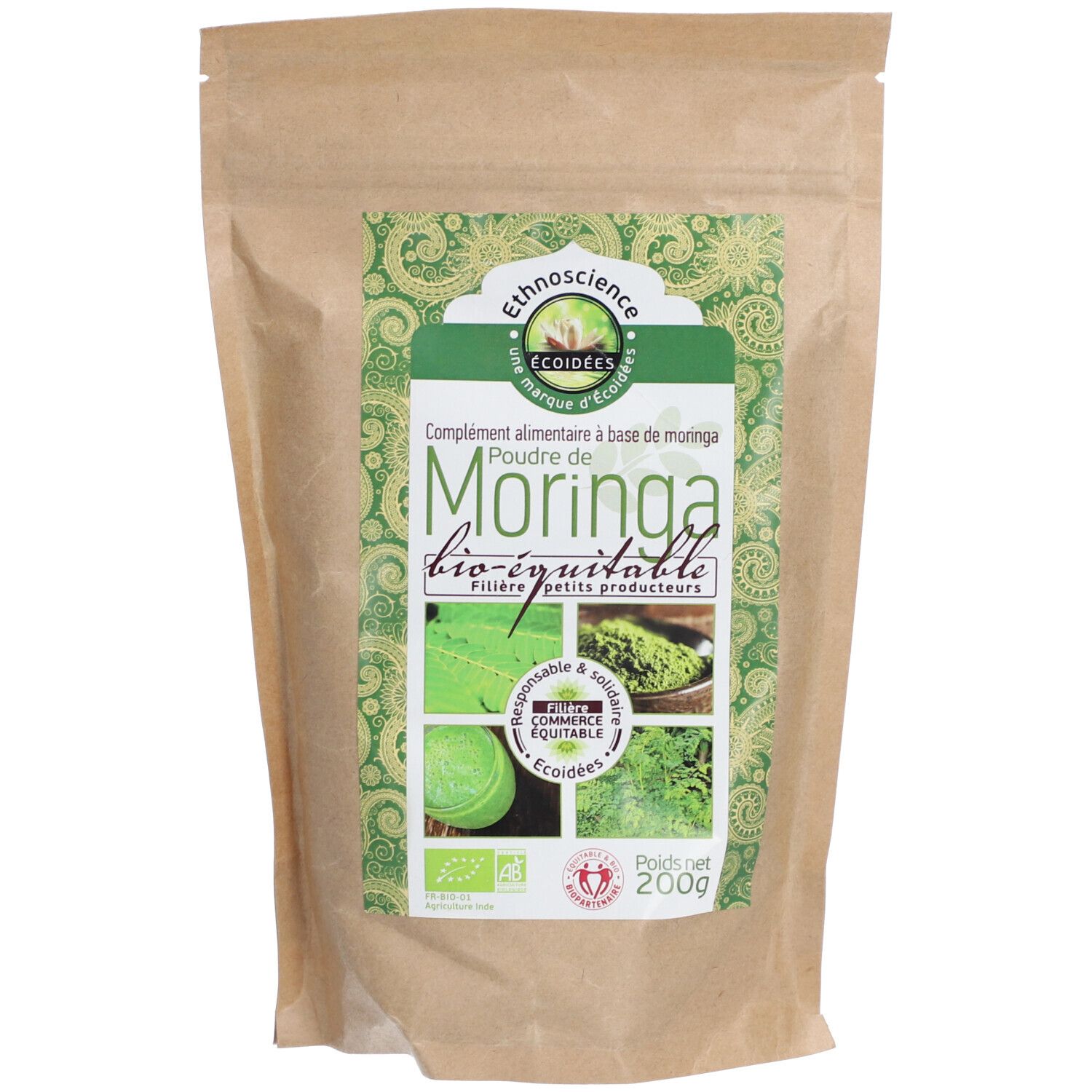 BIOSAGESSE® Écoidées Poudre de Moringa 200 g - Redcare Pharmacie
