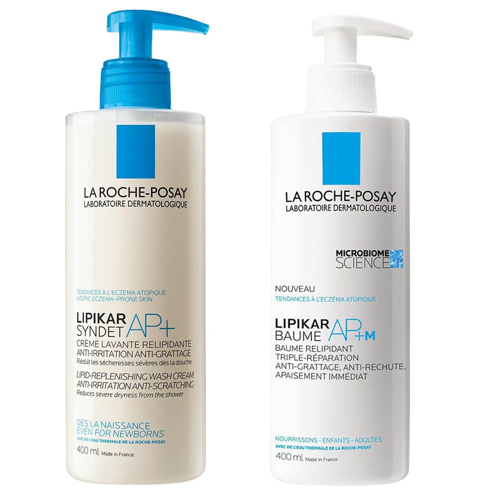 LA ROCHE POSAY LIPIKAR Syndet AP+ Crème Lavante Relipidante + LIPIKAR ...