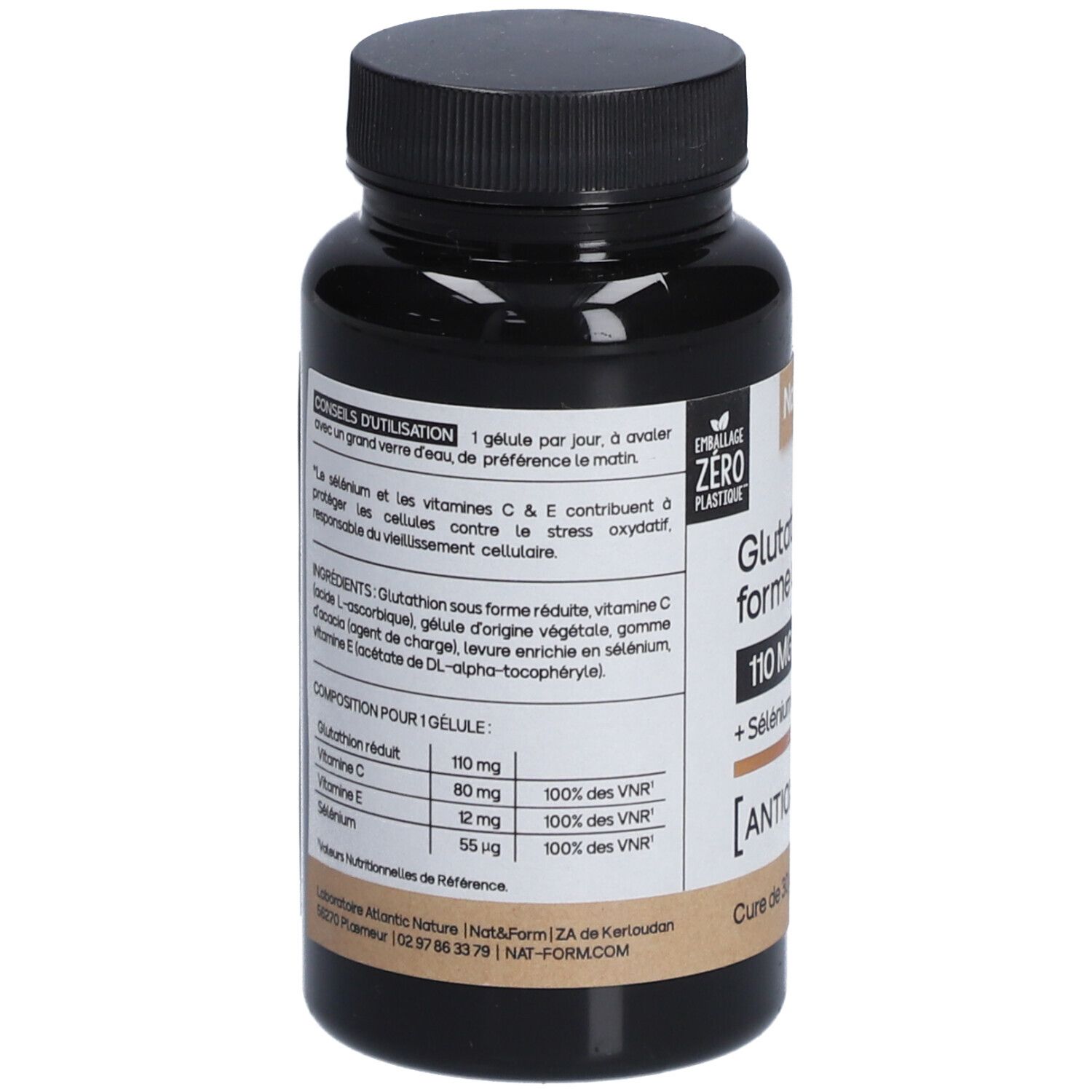Nat&Form Glutathion en gélules 30 pc(s) - Redcare Pharmacie
