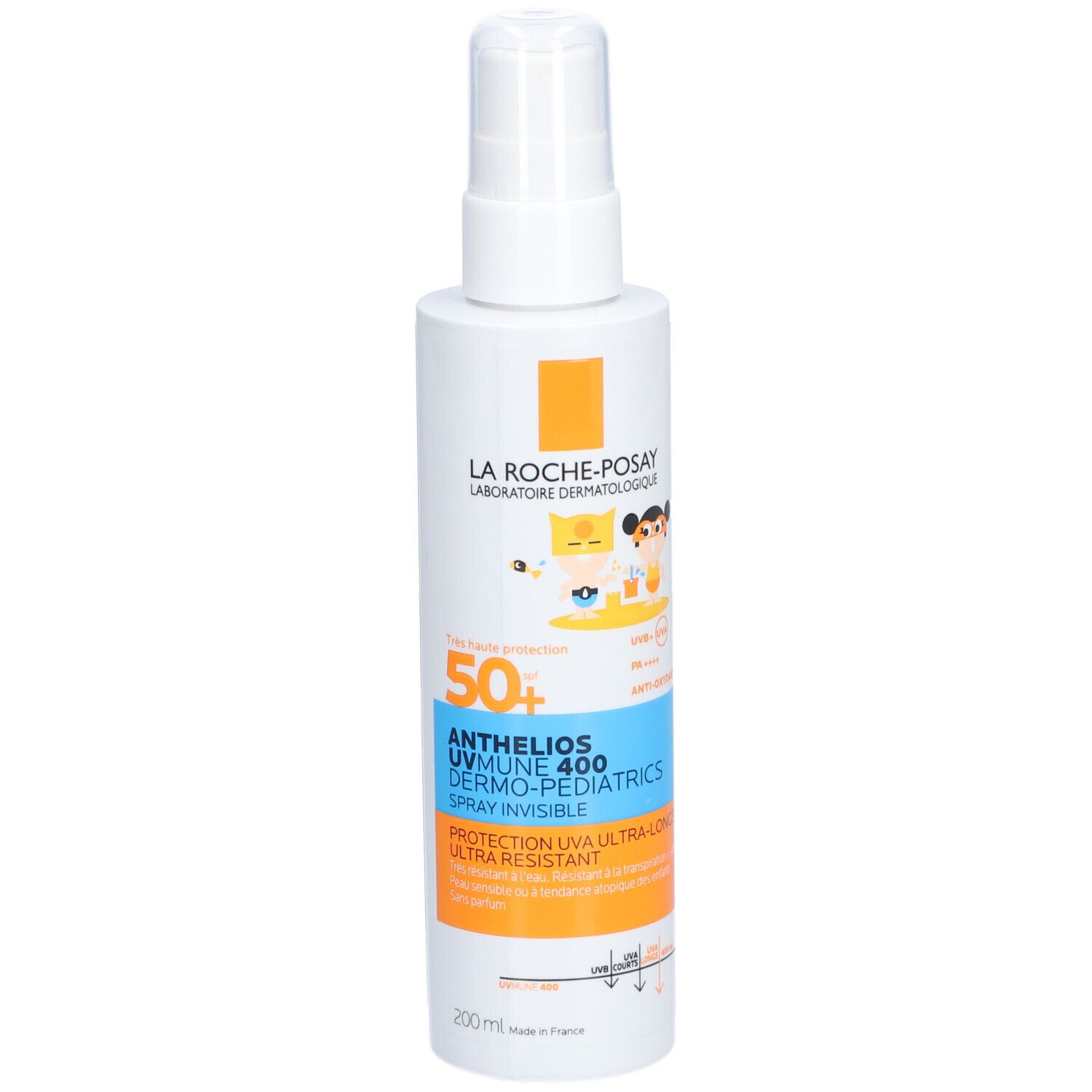 Anthelios UV MUNE 400 Dermo-Pediatrics spray invisible SPF50+ 200ml 250 ...