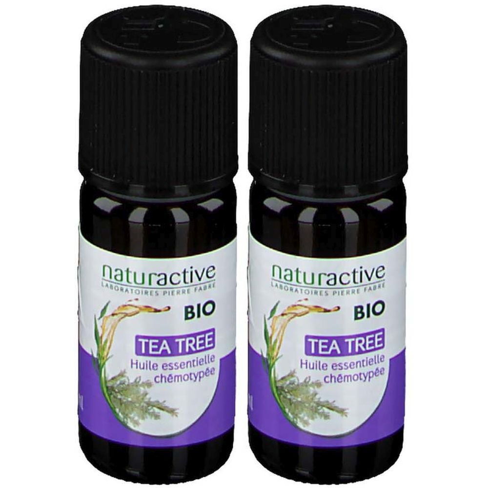 Naturactive Tea tree Huile essentielle bio 2x10 ml - Redcare Pharmacie