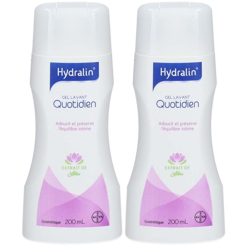 Hydralin Quotidien Gel Lavant 200 ml Equilibre Intime 2x200 ml ...