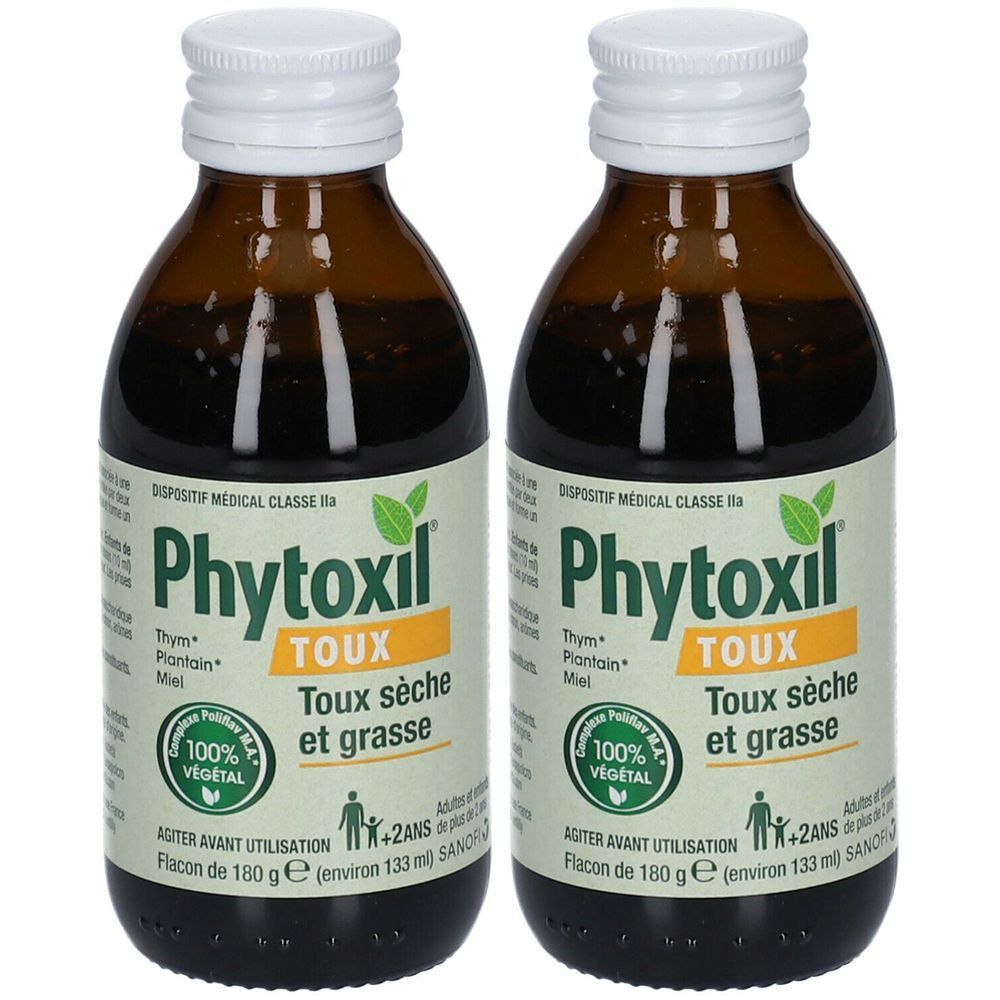 Phytoxil® Soulage de toux 2x133 ml - Redcare Pharmacie