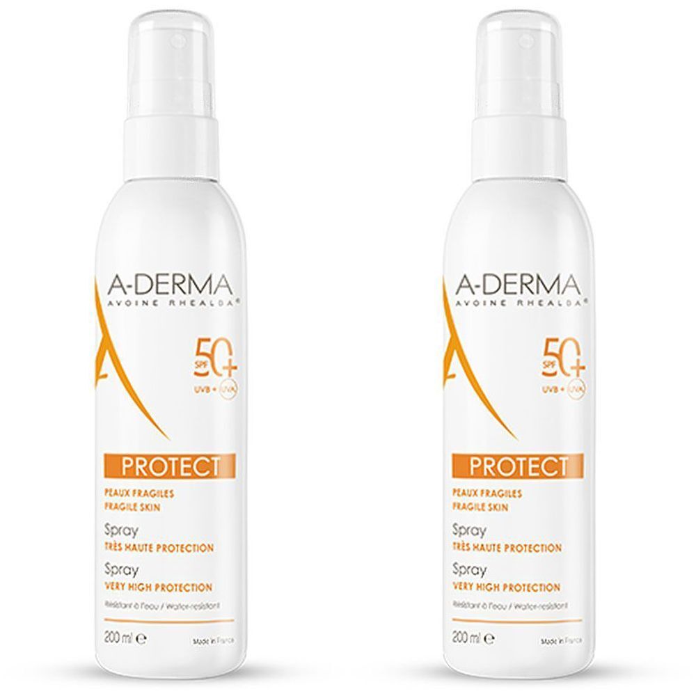 A-Derma Protect Spray SPF 50+ 2x200 ml - Redcare Pharmacie