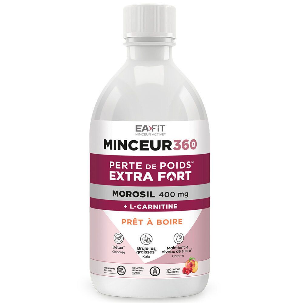 EA-FIT Minceur 360 Brûleur Extra Fort - Morosil & L-Carnitine 500 ml ...