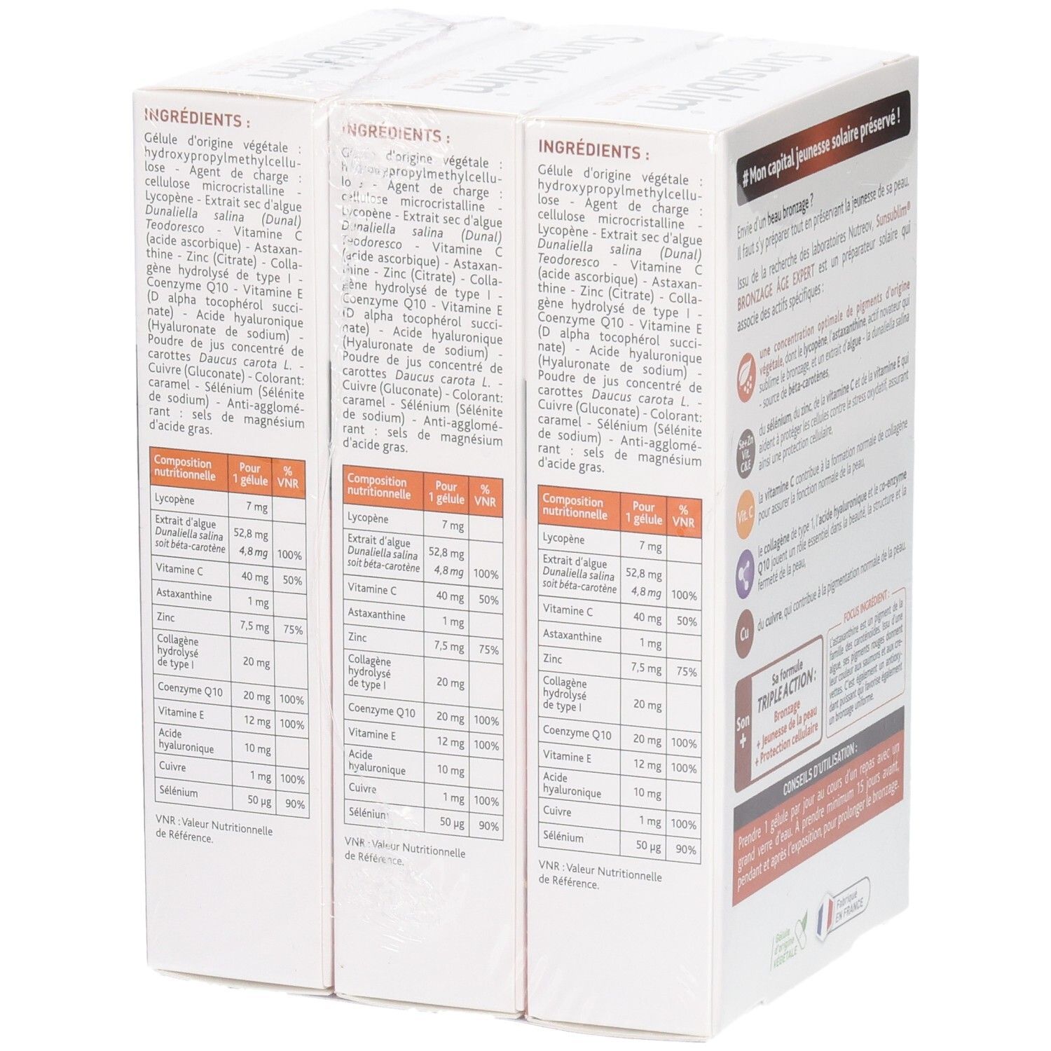 Nutreov Sunsublim Solaire Bronzage Age Expert 84 pc(s) - Redcare Pharmacie