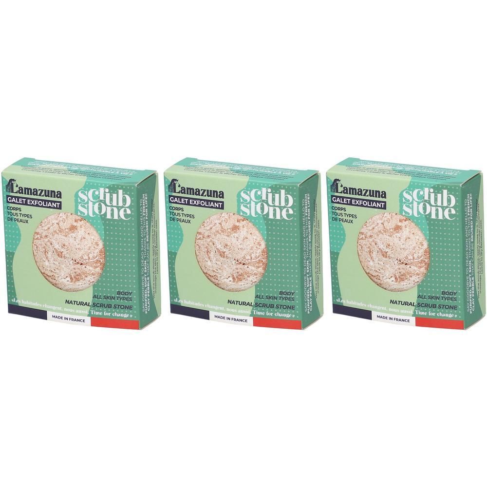 Lamazuna Galet exfoliant naturel 3x110 g - Redcare Pharmacie