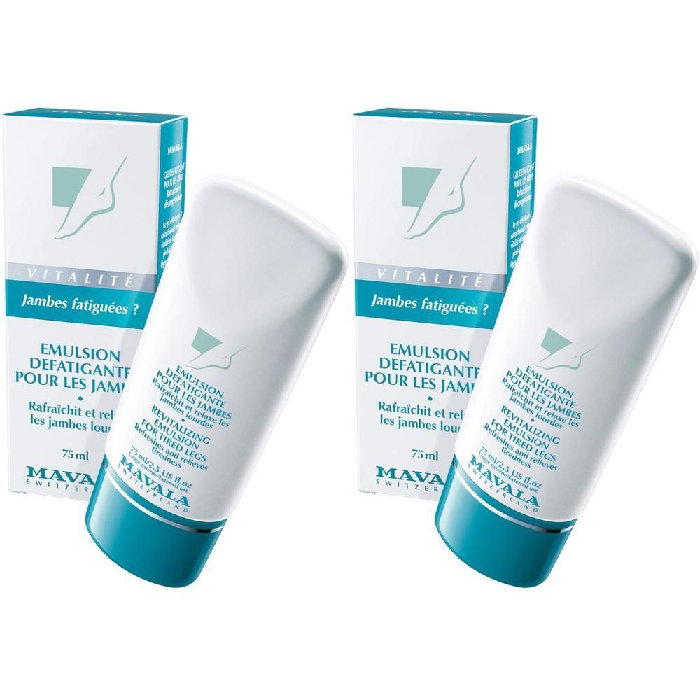 Mavala Émulsion Défatigante pour les Jambes 2x75 ml - Redcare Pharmacie