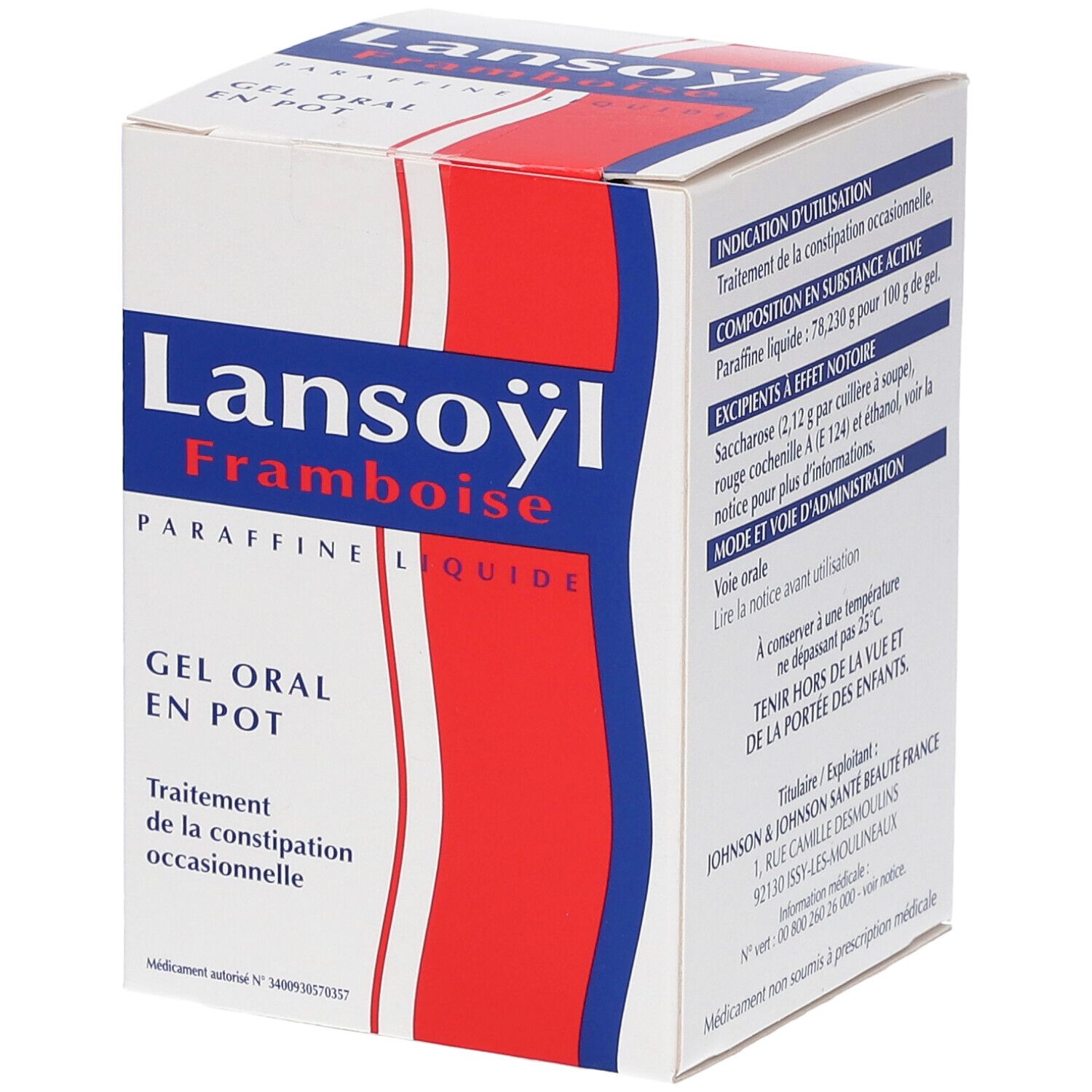 Lansoyl Framboise 225 ml - Redcare Pharmacie