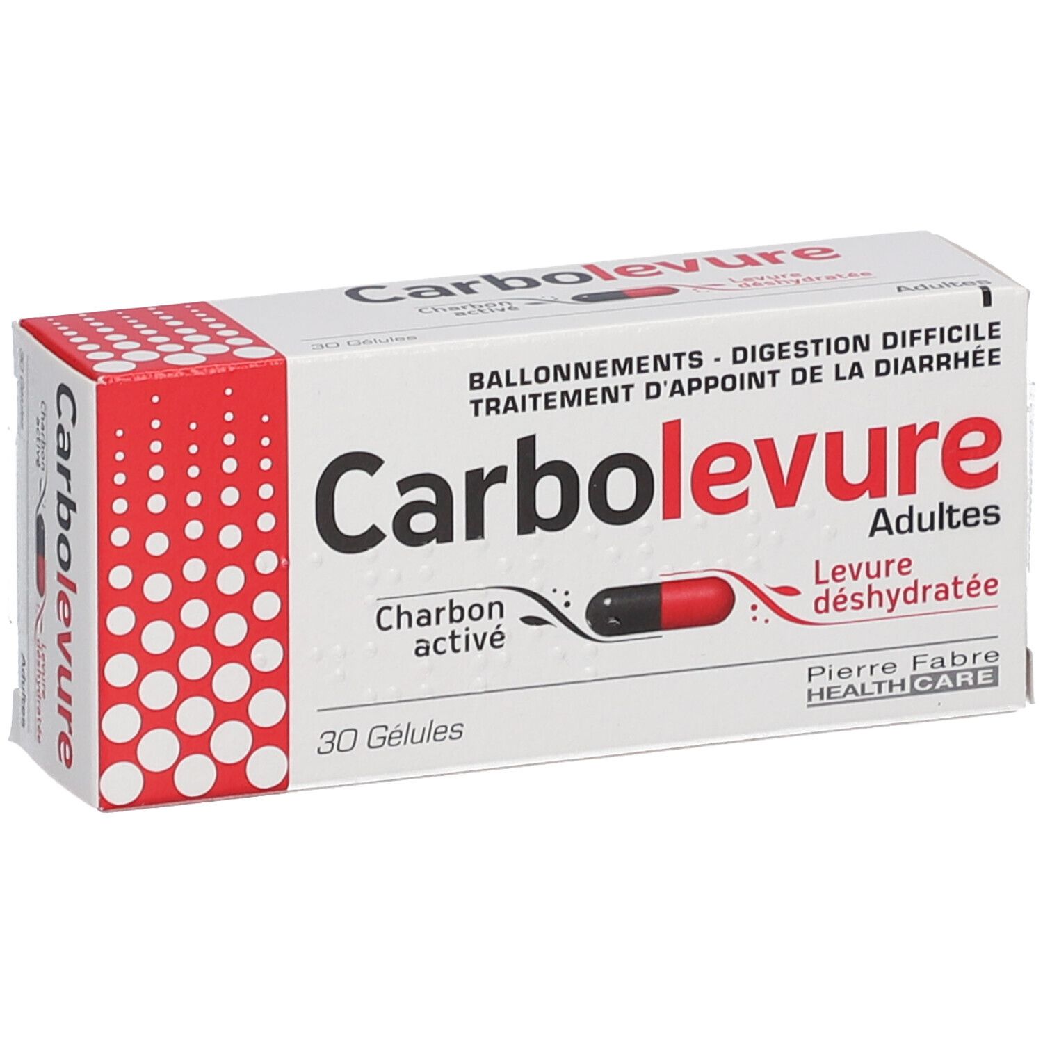 Carbolevure Adultes 30 pc(s) - Redcare Pharmacie