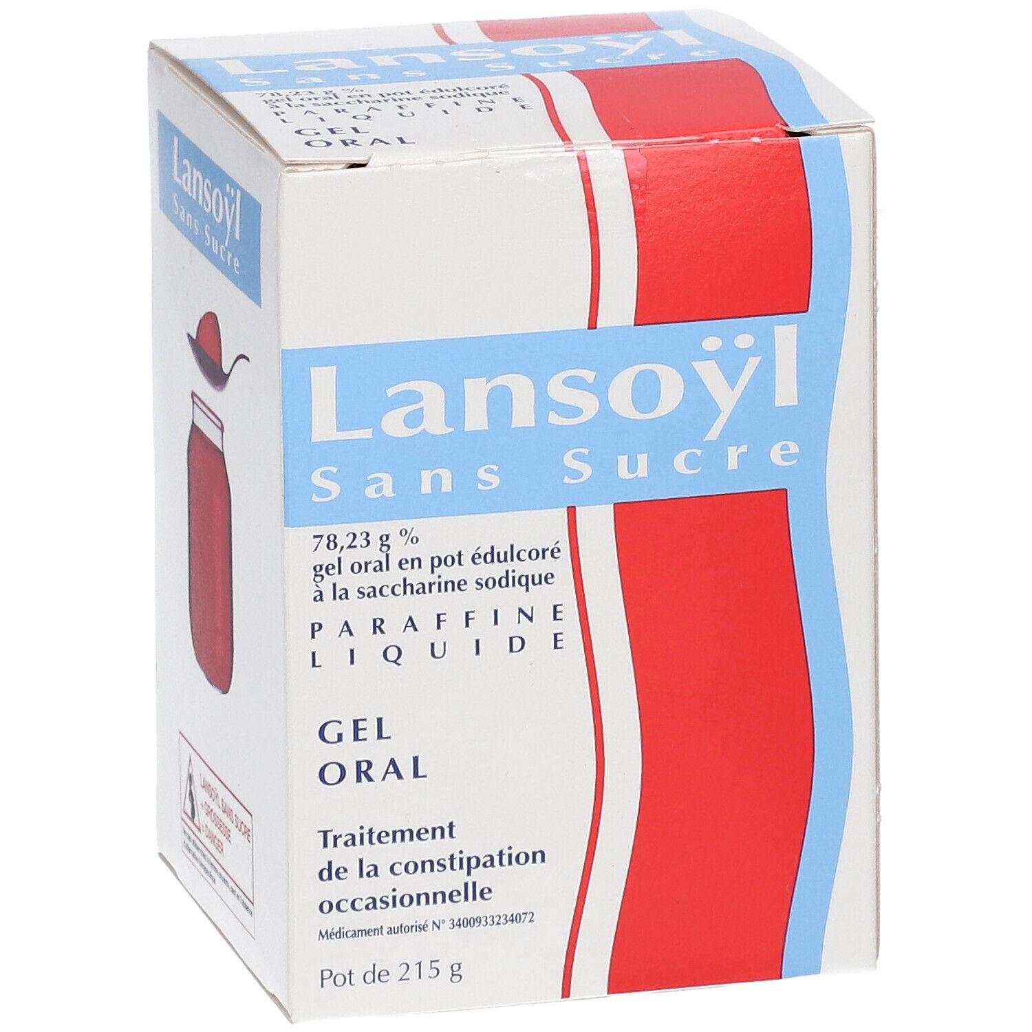 Lansoyl Gel oral sans sucres 215 ml - Redcare Pharmacie