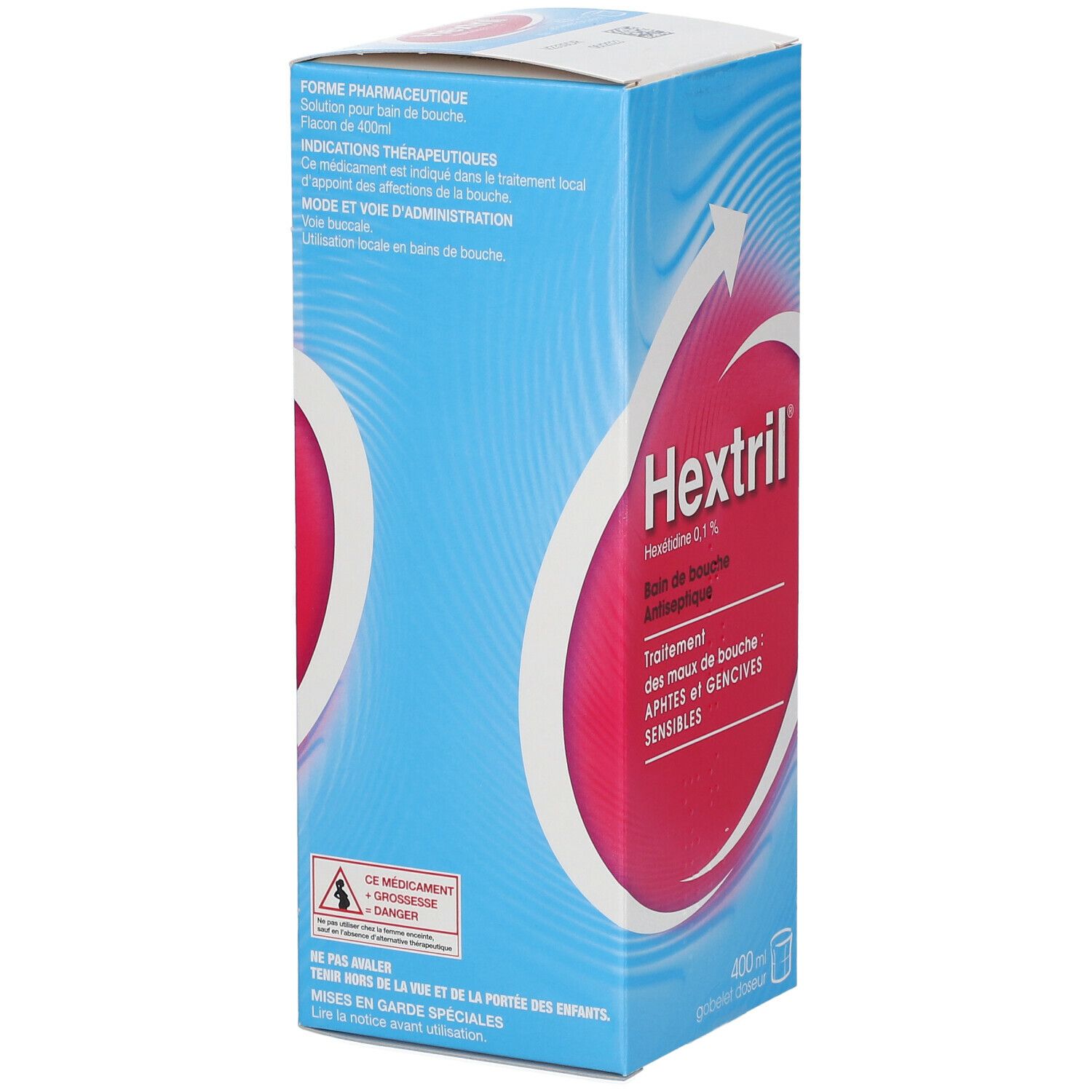 Hextril® Hexétidine 0,1 % 400 ml - Redcare Pharmacie