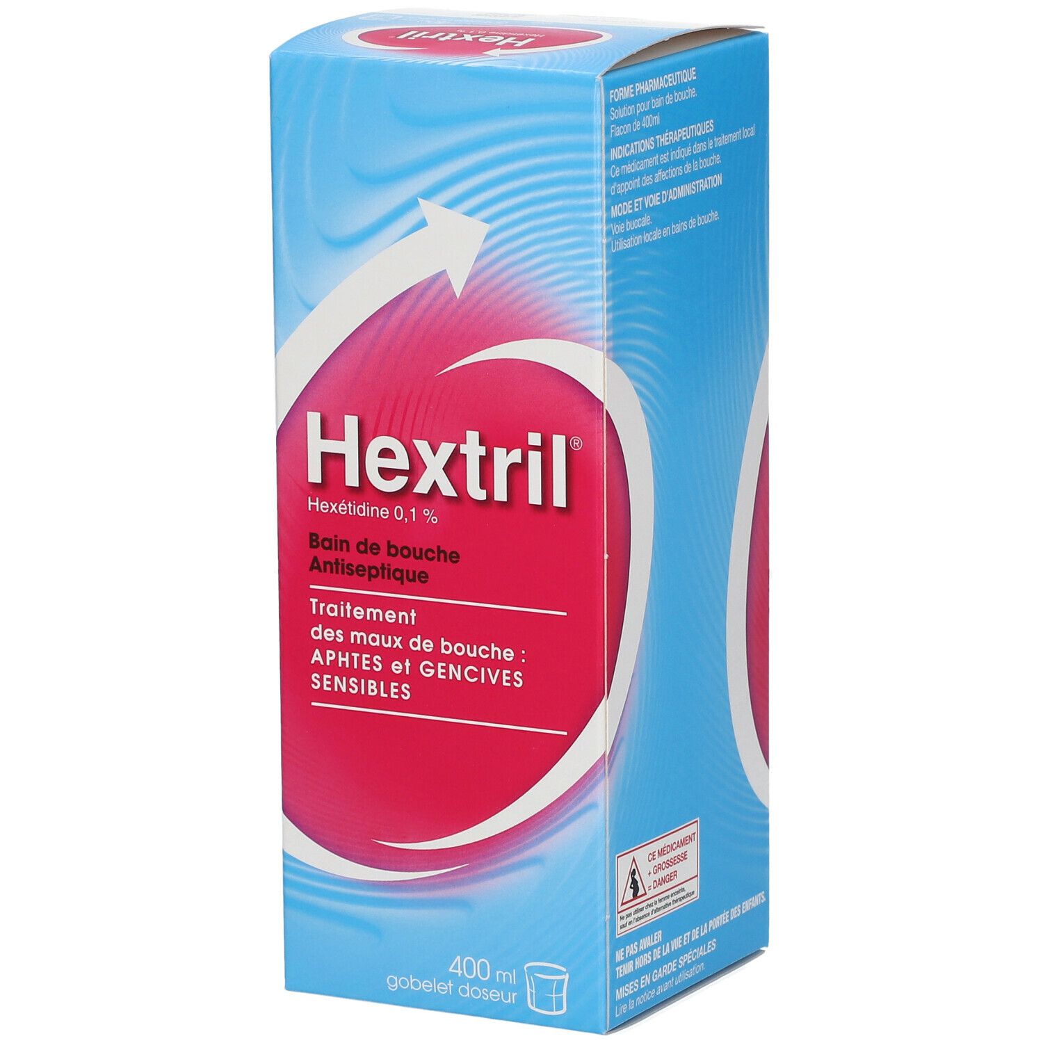 Hextril® Hexétidine 0,1 % 400 ml - Redcare Pharmacie