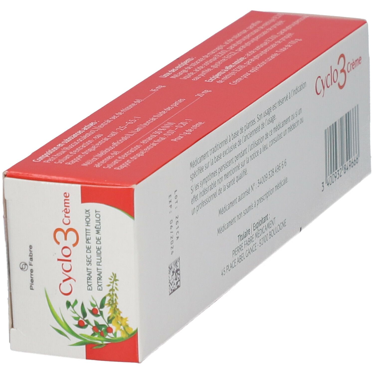 Cyclo 3 crème 100 g - Redcare Pharmacie