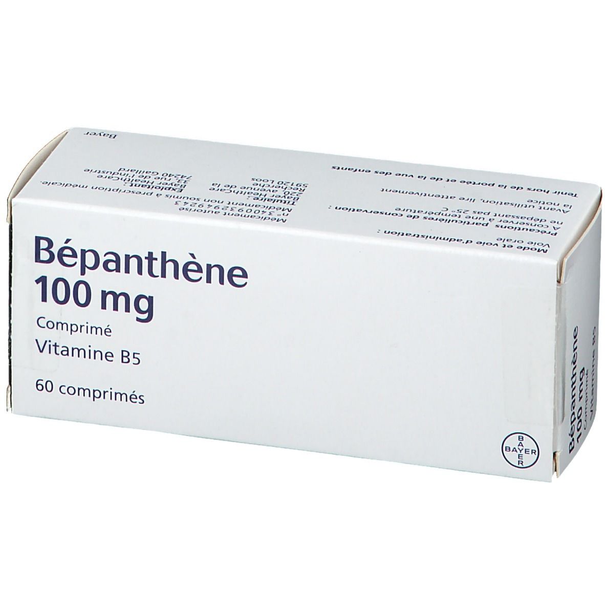 Bépanthène 100 mg 60 pc(s) - Redcare Pharmacie