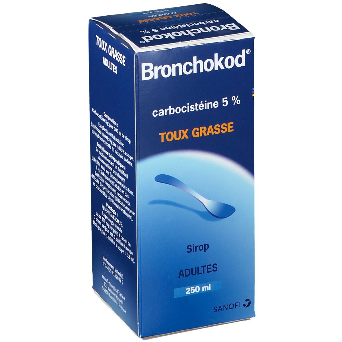 Bronchokod® carbocistéine 5 % 250 ml - Redcare Pharmacie
