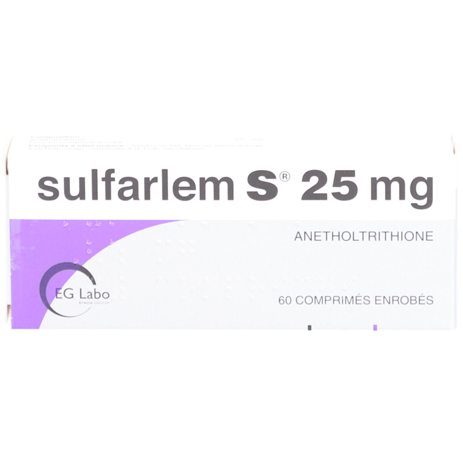 sulfarlem S25® mg 60 pc(s) - Redcare Pharmacie