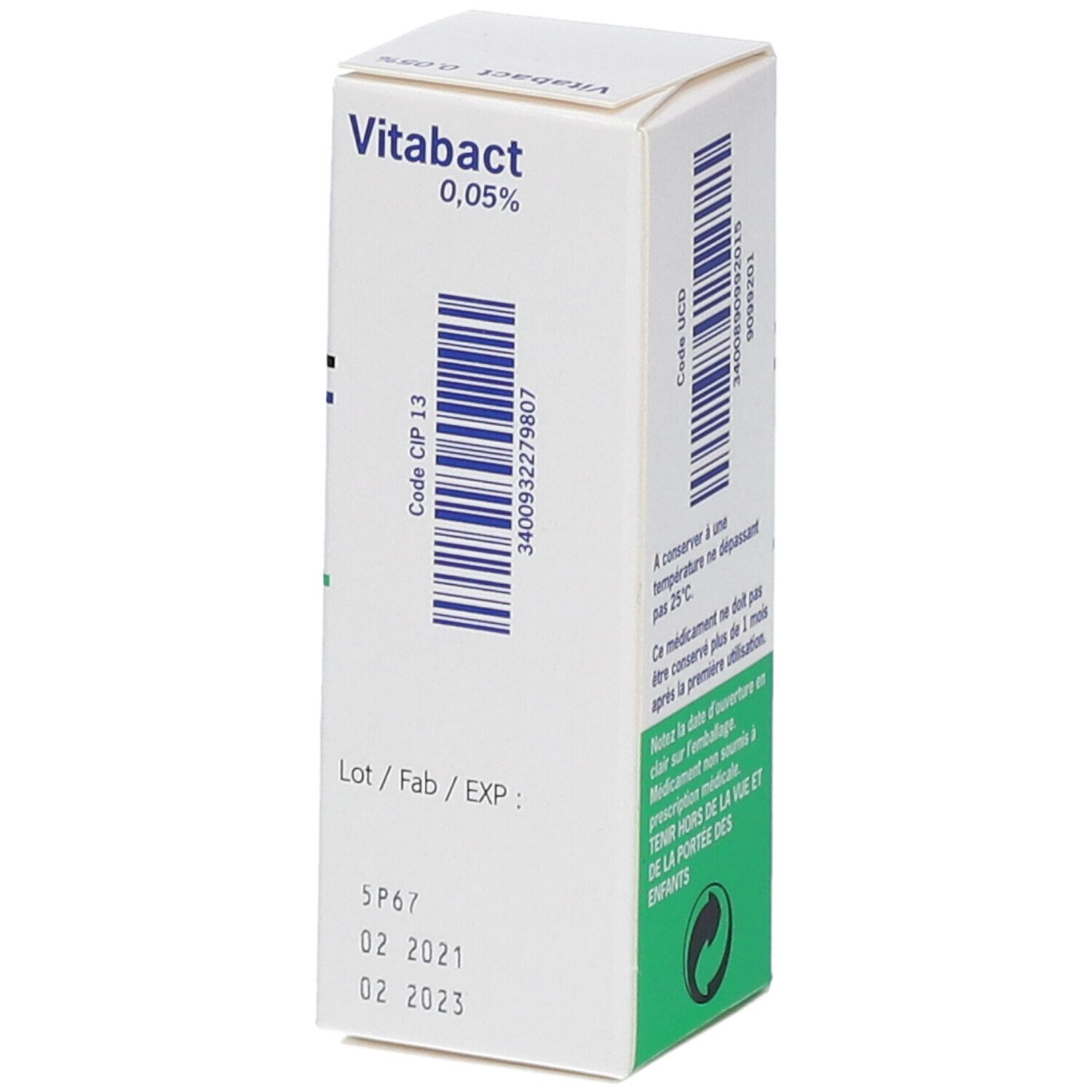 Vitabact® 0,05 % 10 ml - Redcare Pharmacie