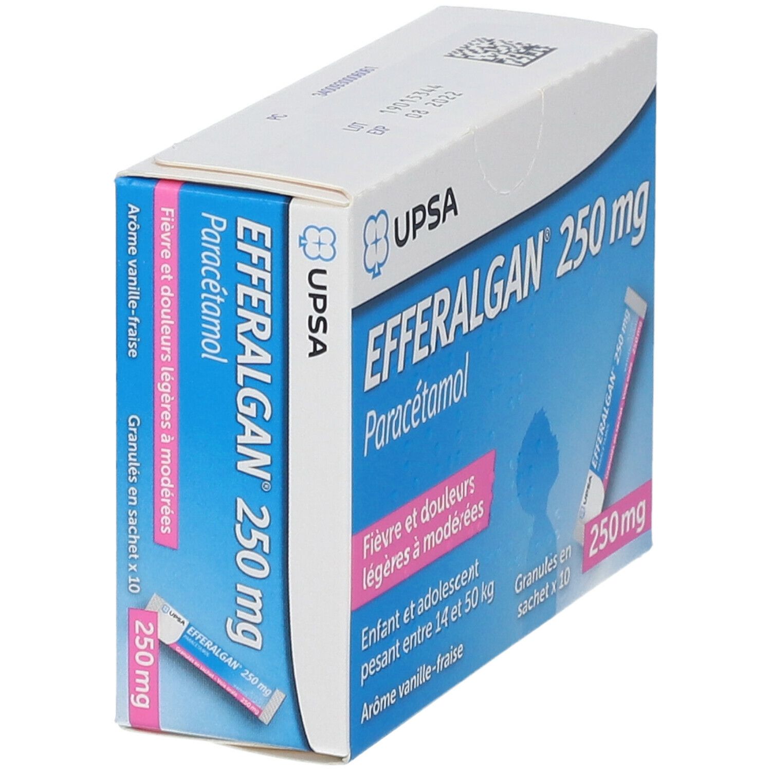 Efferalgan® 250 mg Vanille-Fraise 10 pc(s) - Redcare Pharmacie