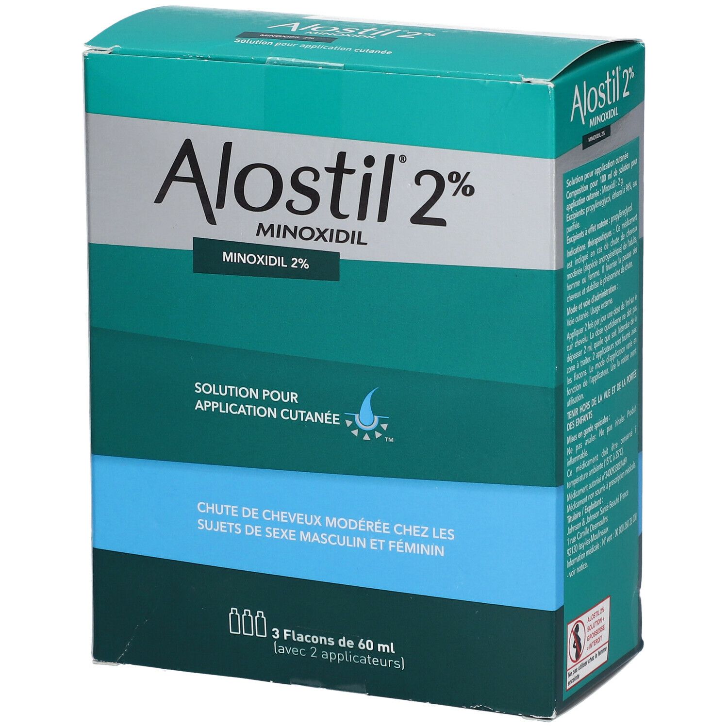 Alostil® Minoxidil 2 % 180 ml - Redcare Pharmacie