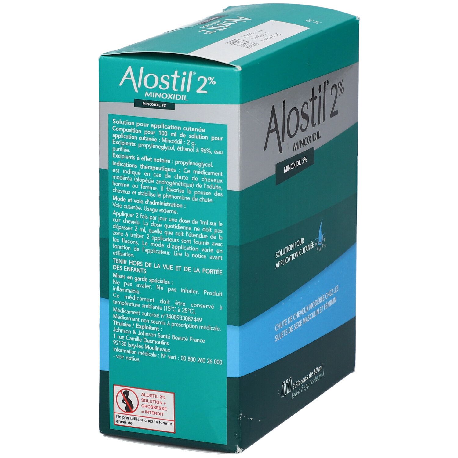 Alostil® Minoxidil 2 % 180 ml - Redcare Pharmacie