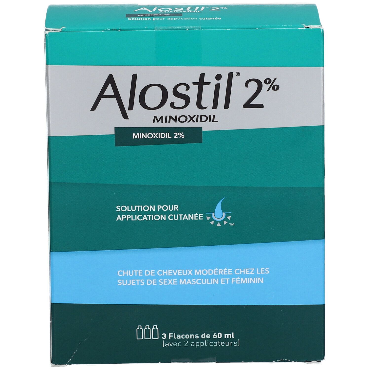 Alostil® Minoxidil 2 % 180 ml - Redcare Pharmacie