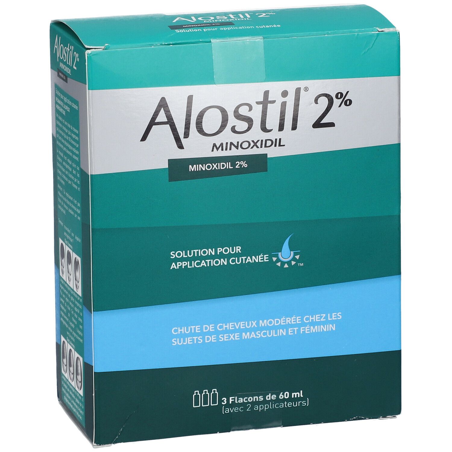 Alostil® Minoxidil 2 % 180 ml - Redcare Pharmacie